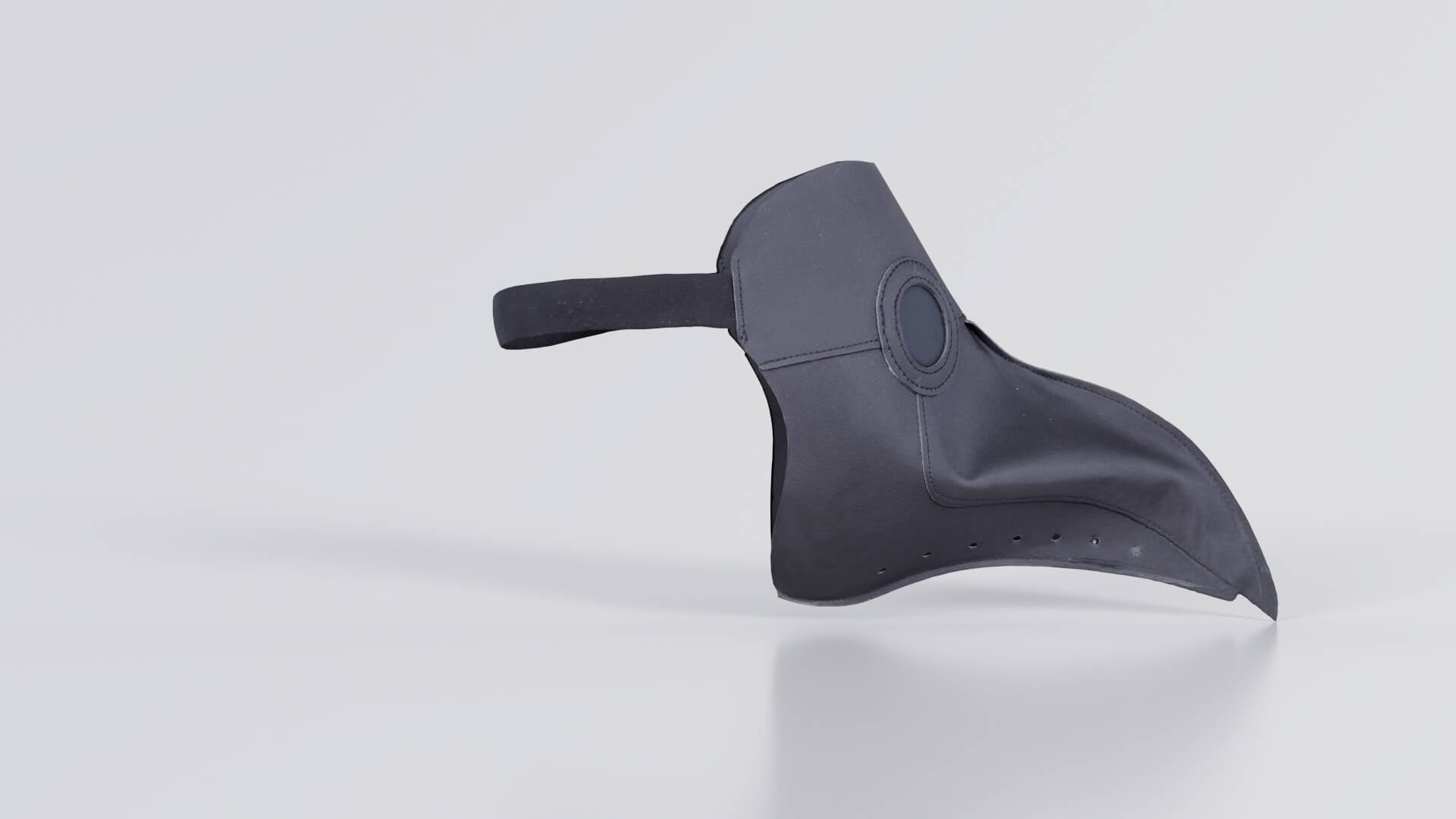 Leather Bird Snout - 3D Model by Polygonal Miniatures