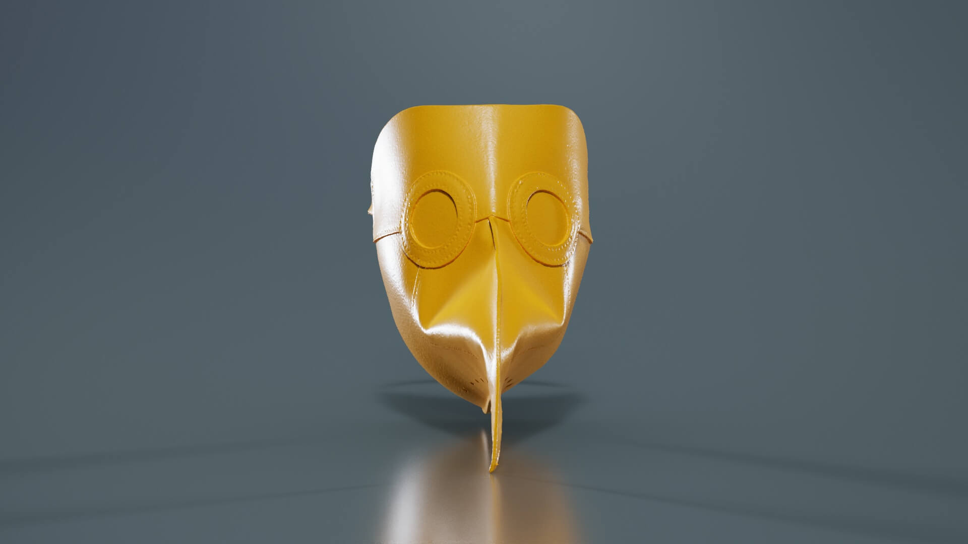 Leather Bird Snout - 3D Model by Polygonal Miniatures