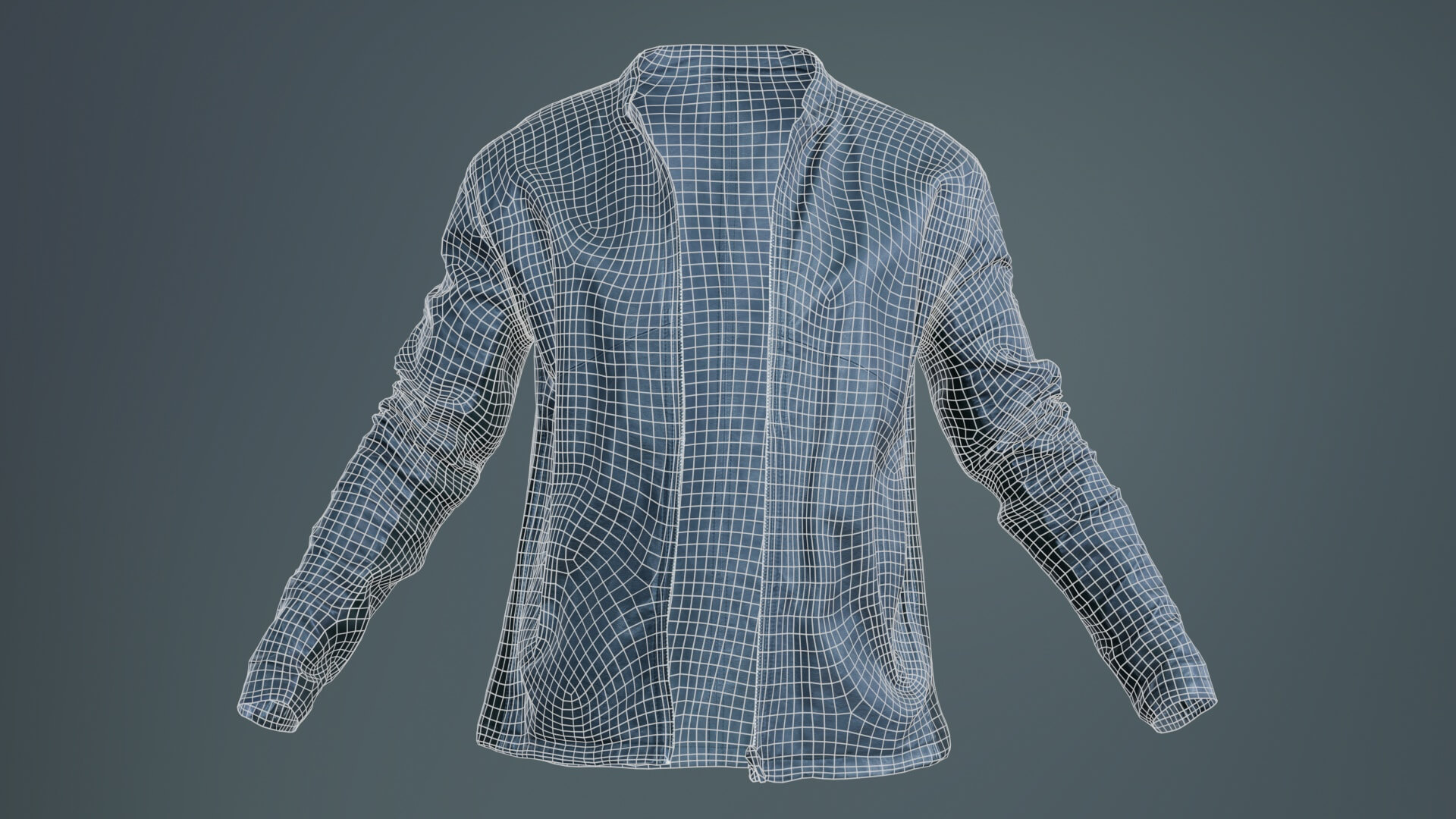 Leather Jacket Open - 3D Model by Polygonal Miniatures