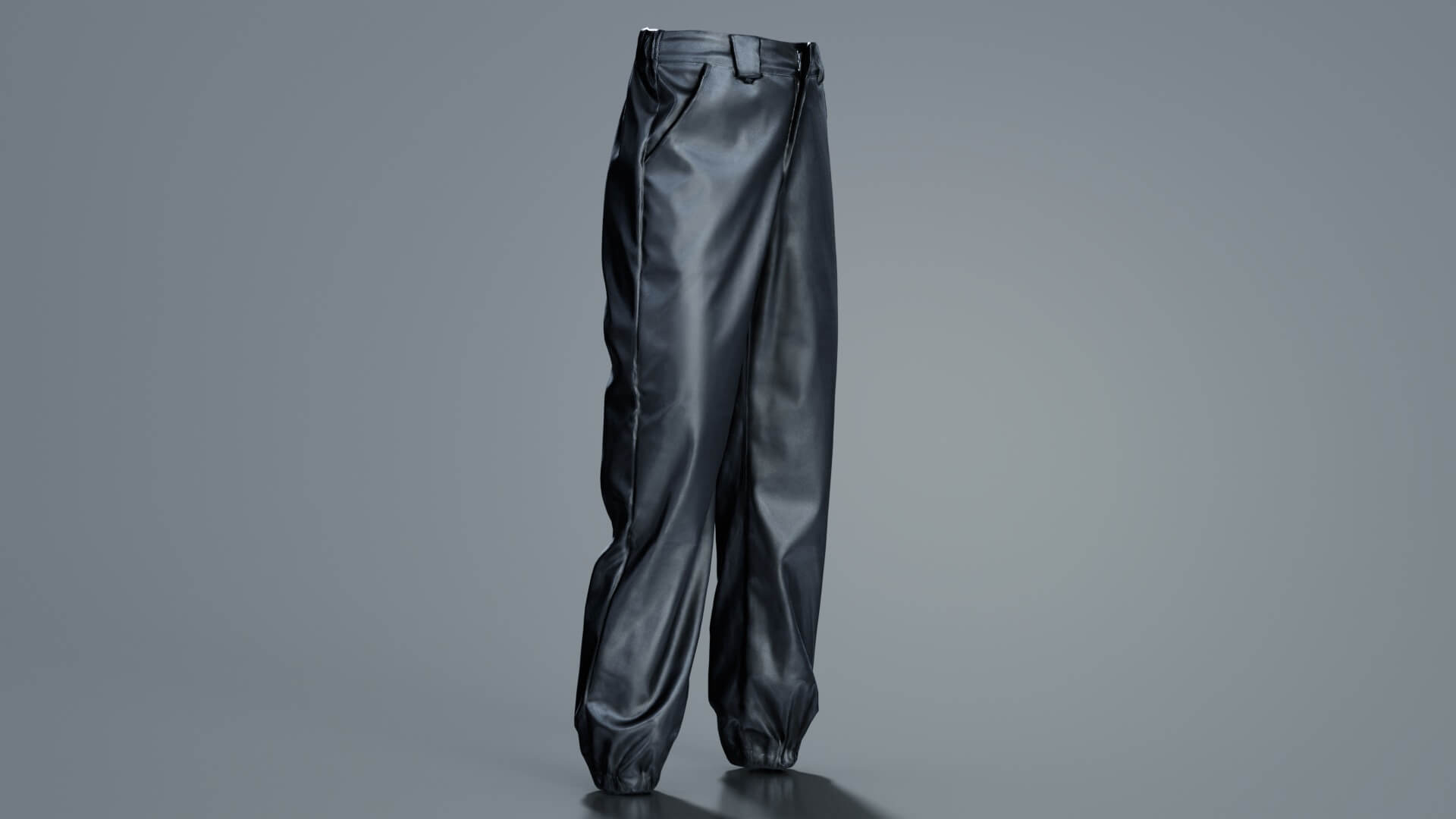 Leather Piama Pants - 3D Model by Polygonal Miniatures