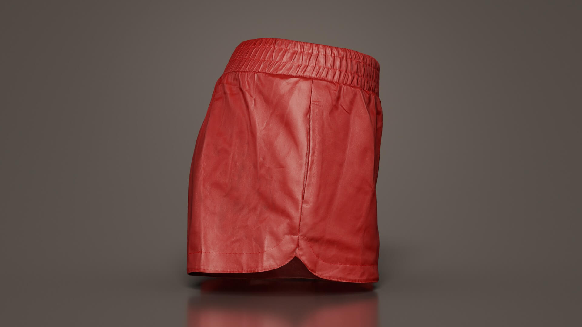 Leather Sports Shorts - 3D Model by Polygonal Miniatures