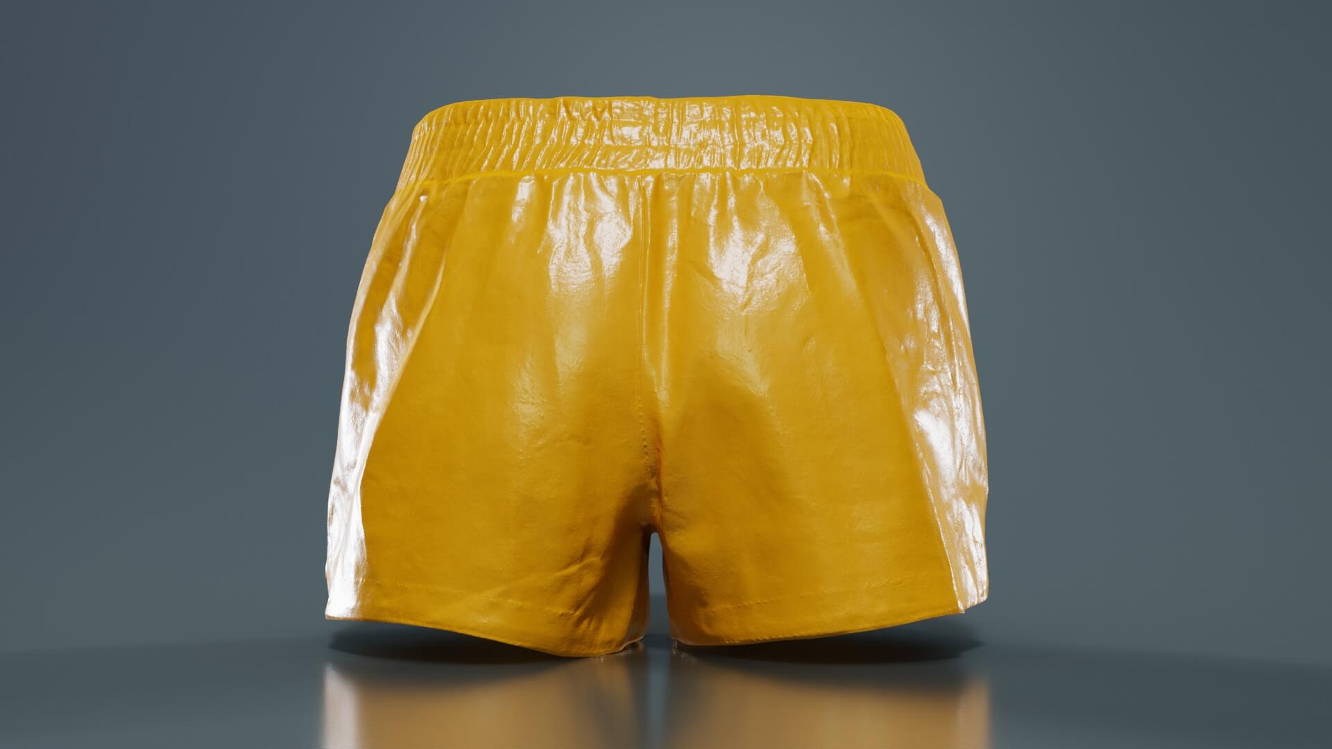 Leather Sports Shorts - 3D Model by Polygonal Miniatures