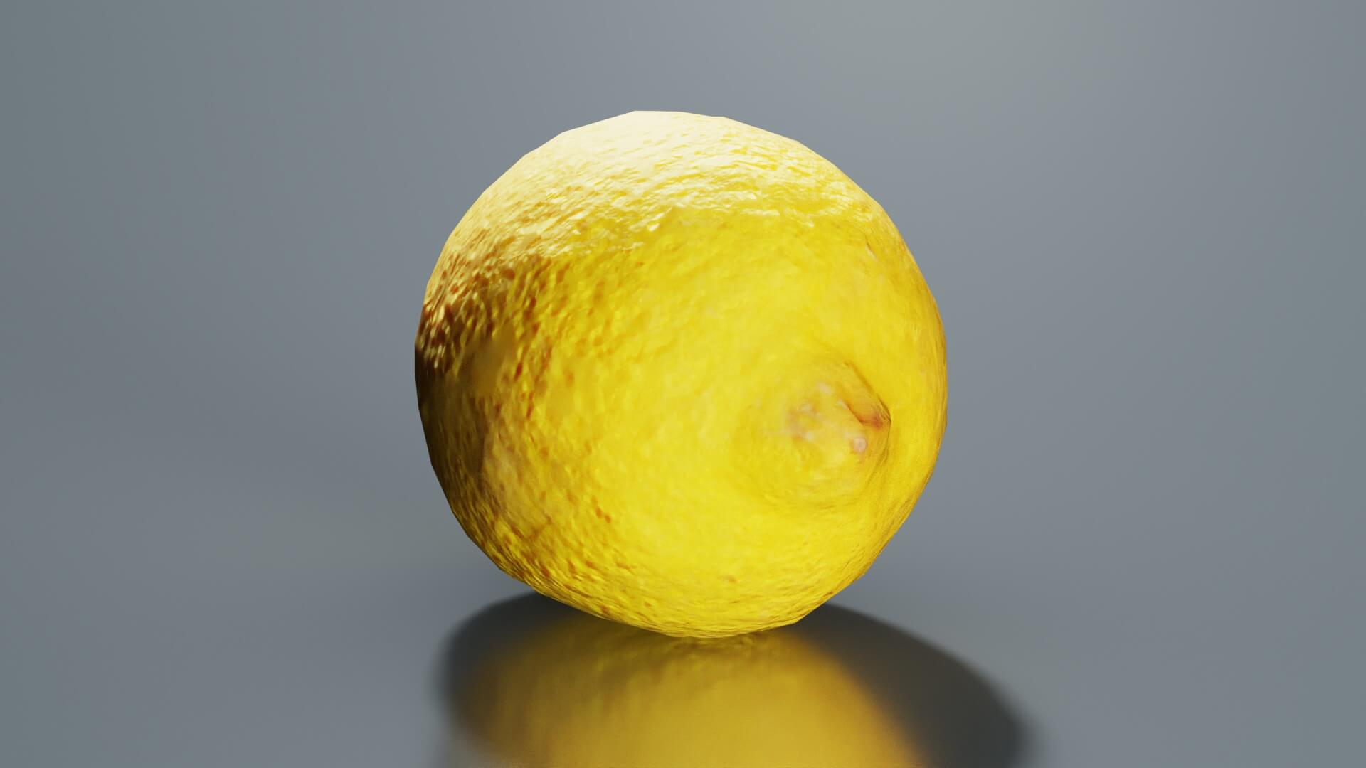 Lemon - 3D Model by Polygonal Miniatures