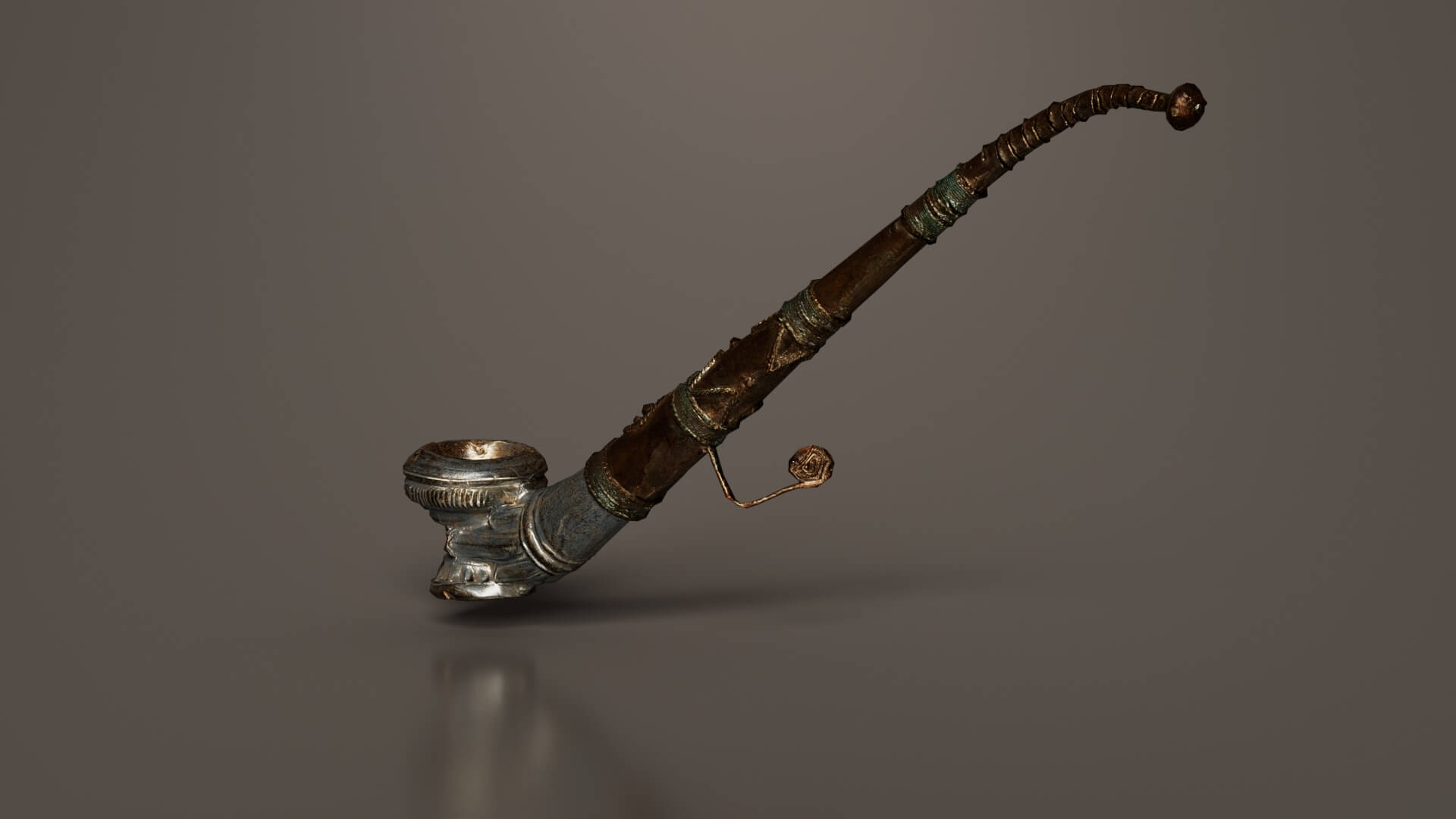 Long Smoking Pipe 3d Model By Polygonal Miniatures 7492