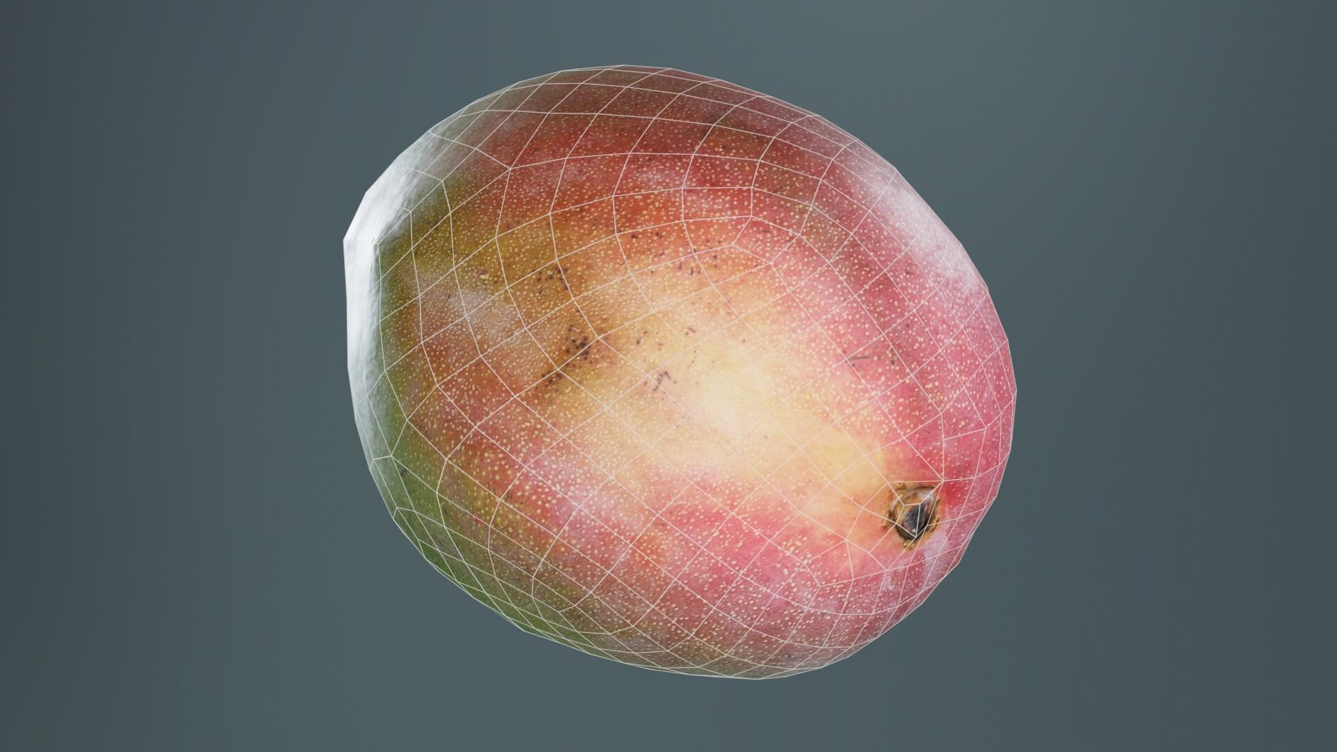 Mango Ataulfo - 3D Model by Polygonal Miniatures