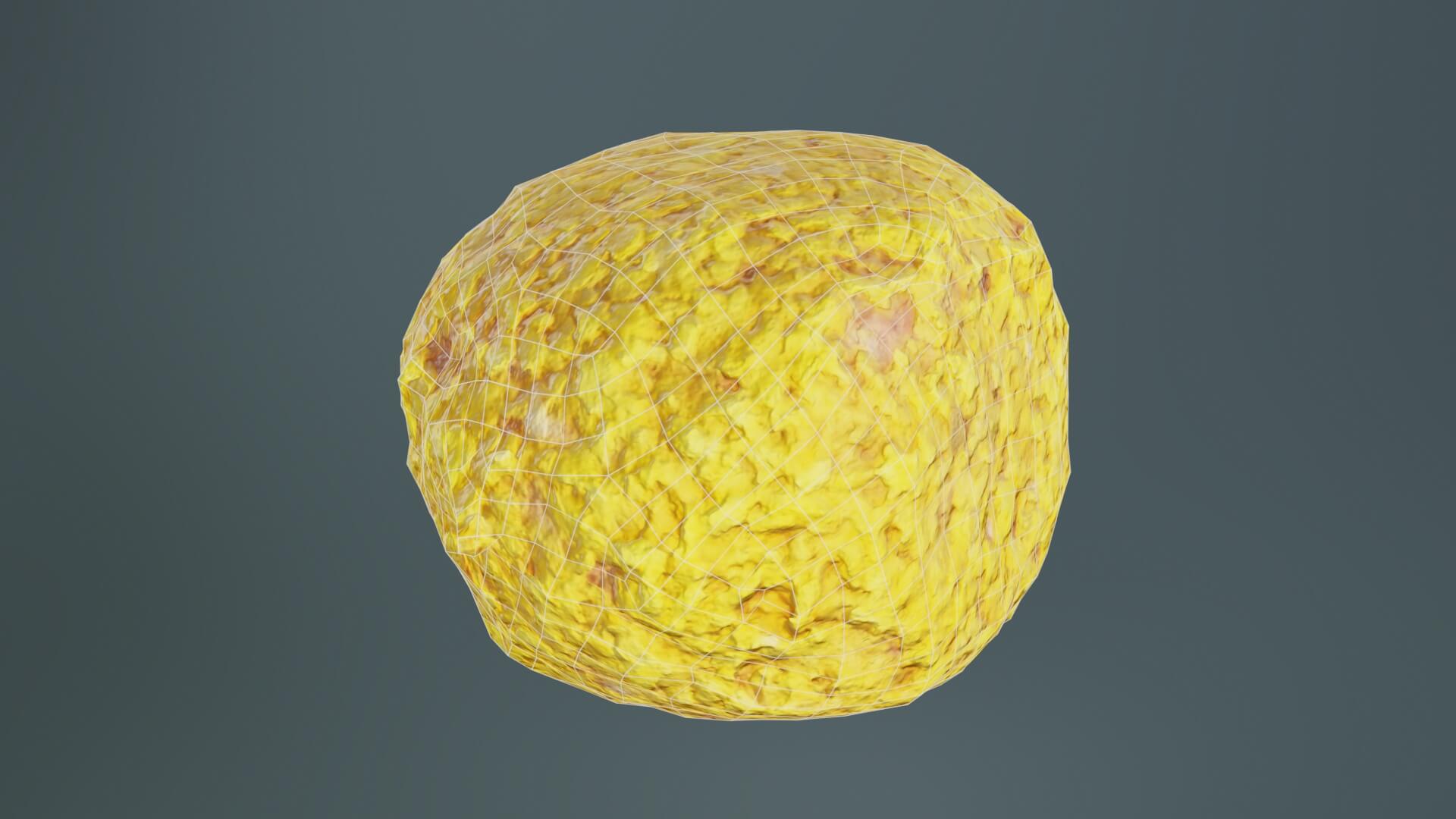Meat Ball Curry - 3D Model by Polygonal Miniatures