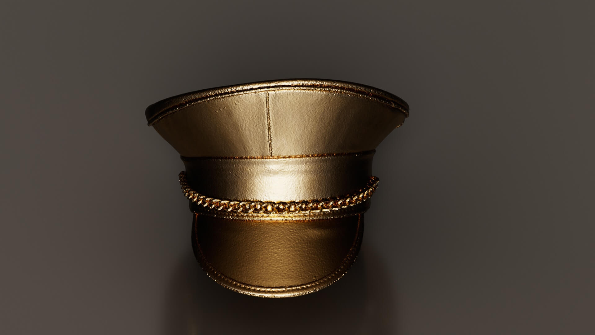 Metal Boss Chained Hat - 3D Model by Polygonal Miniatures