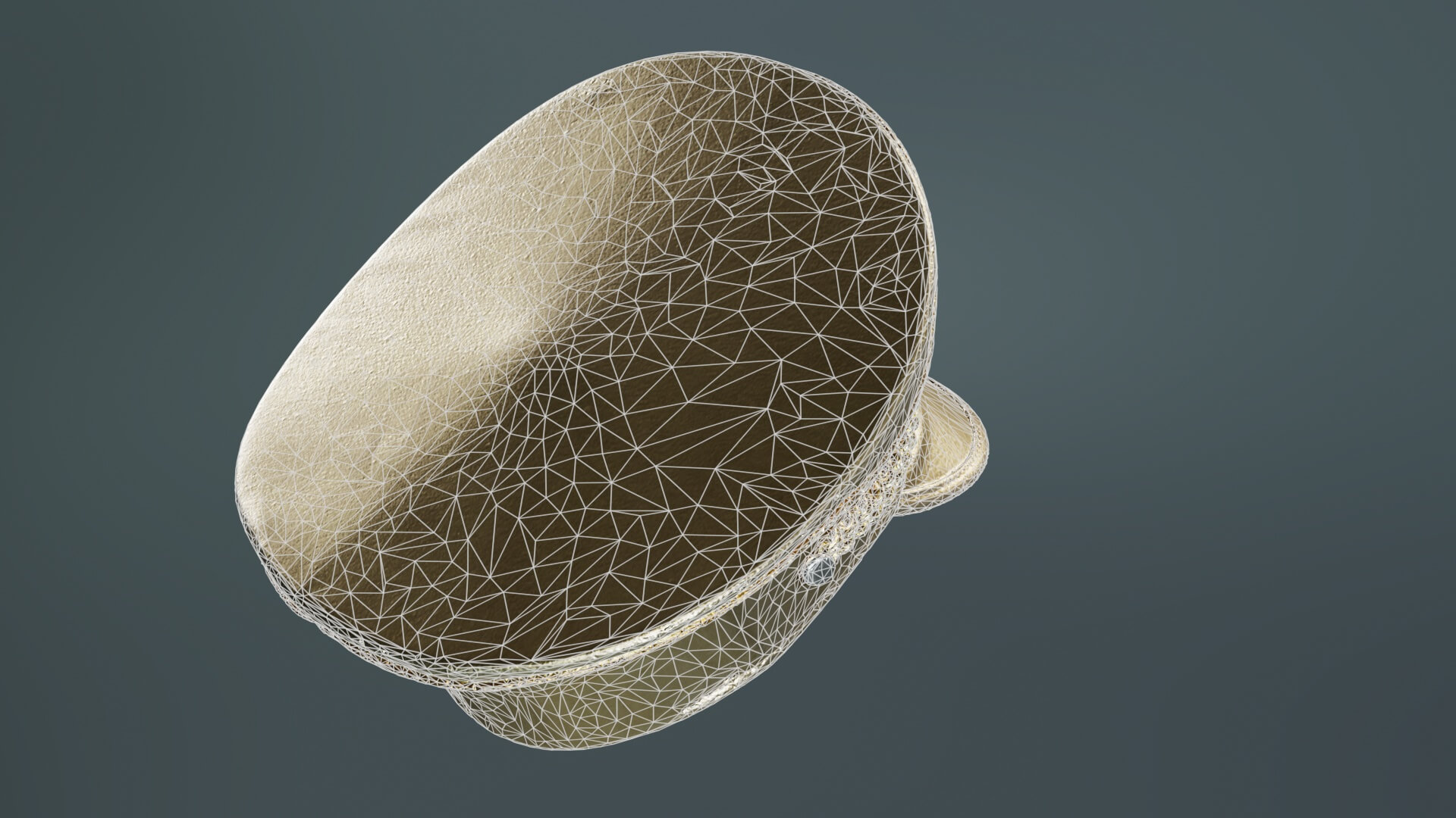 Metal Boss Chained Hat - 3D Model by Polygonal Miniatures