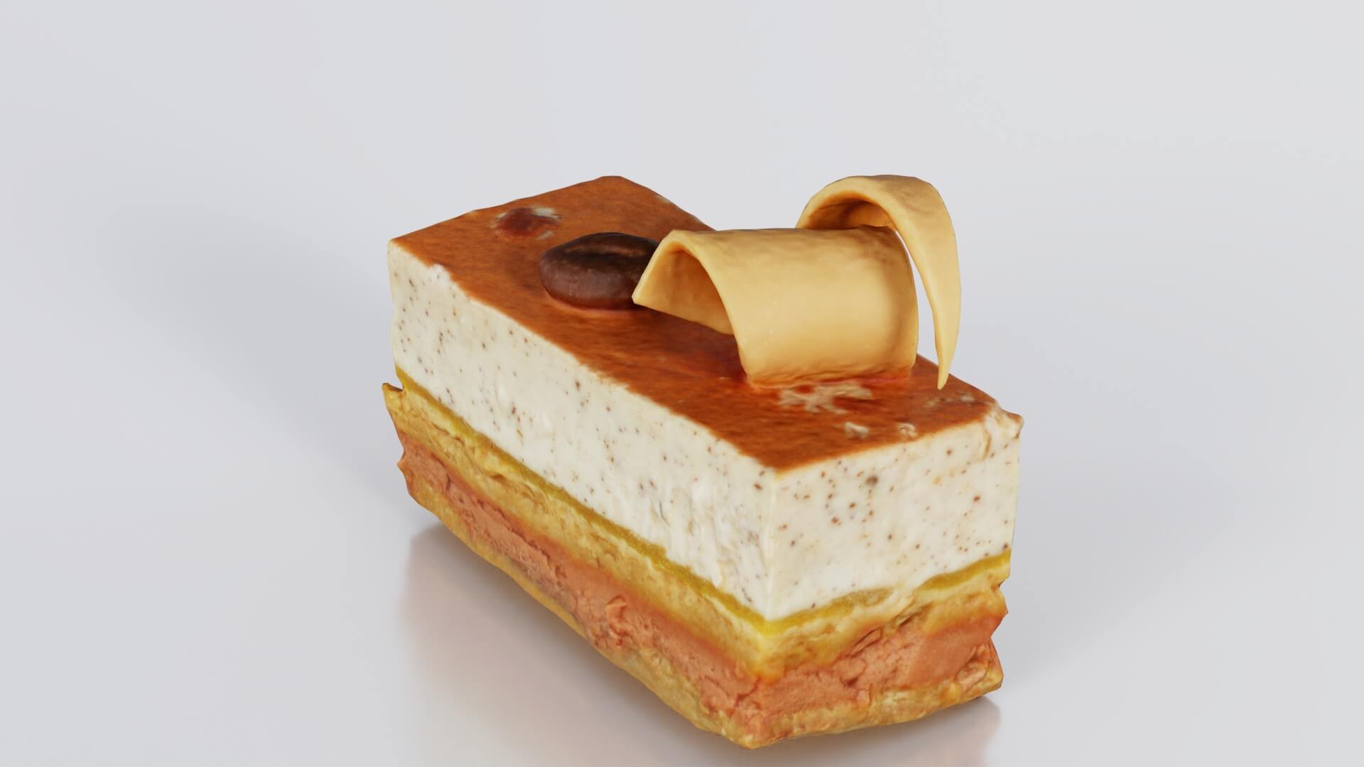 Moka Cake - 3D Model by Polygonal Miniatures