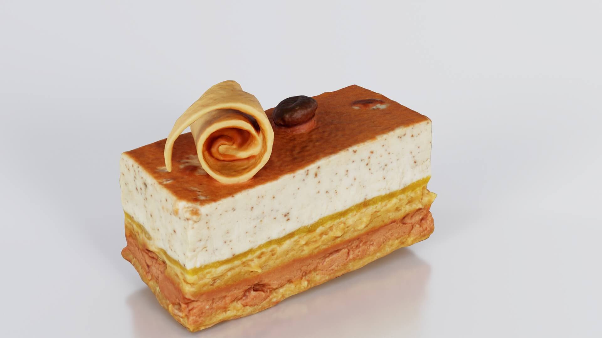 Moka Cake - 3D Model by Polygonal Miniatures