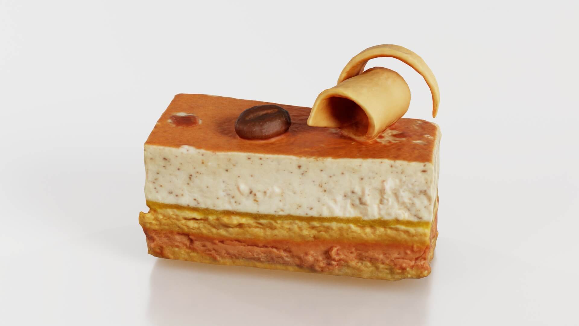 Moka Cake - 3D Model by Polygonal Miniatures