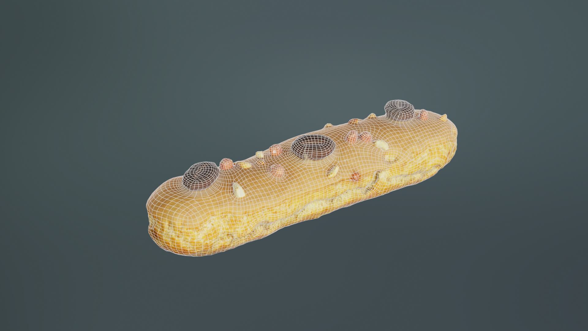 Moka Eclair - 3D Model by Polygonal Miniatures