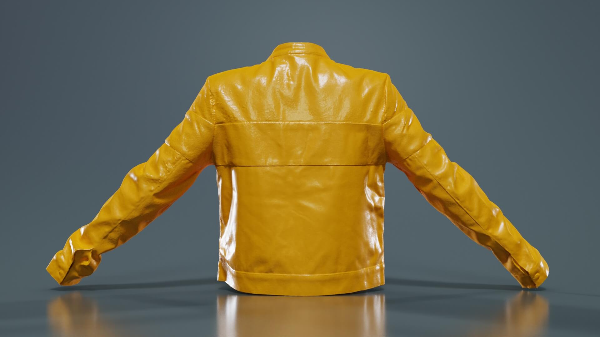 Multi Color Leather Jacket - 3D Model by Polygonal Miniatures