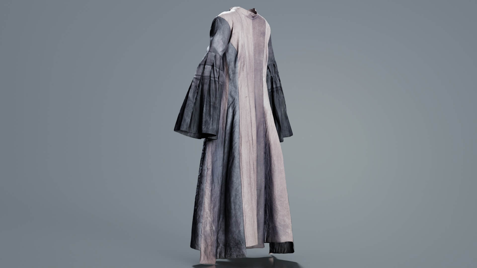 Multi Panel Dress - 3D Model by Polygonal Miniatures