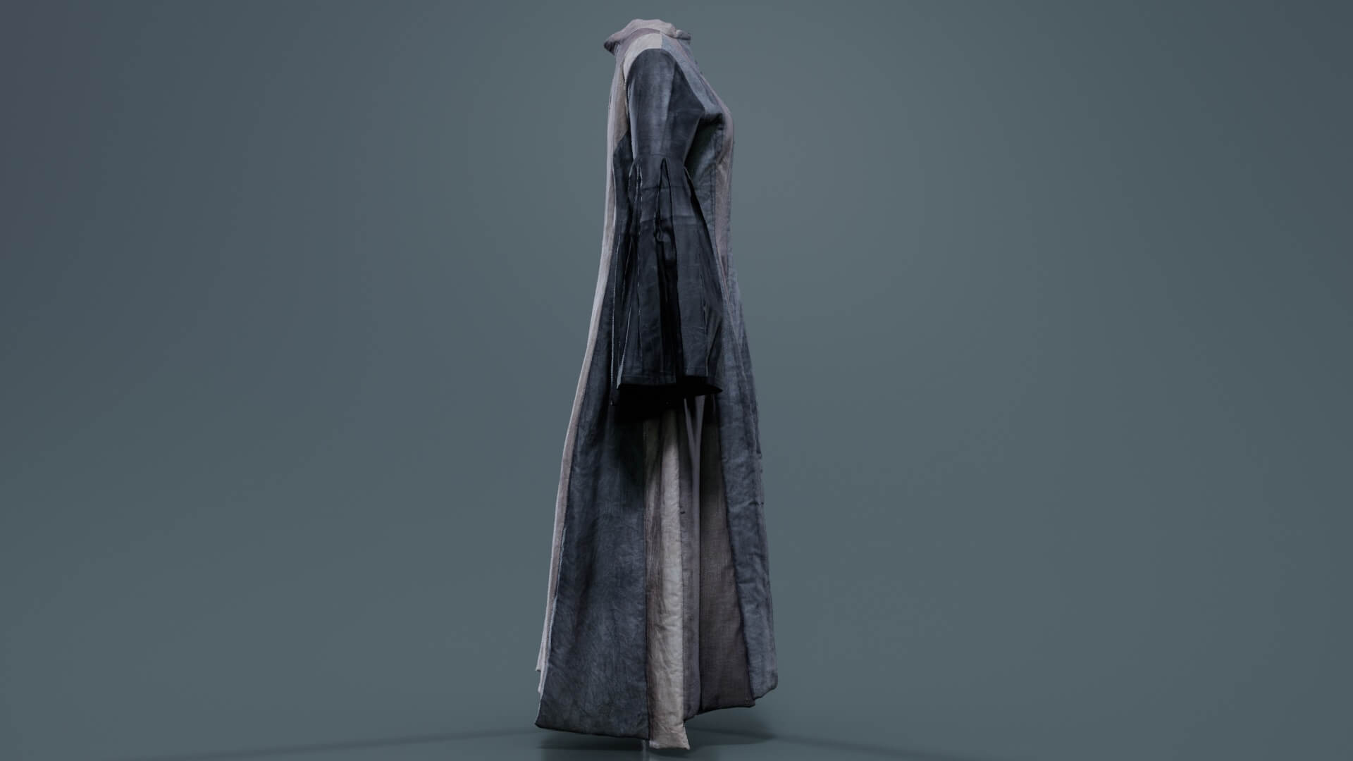 Multi Panel Dress - 3D Model by Polygonal Miniatures