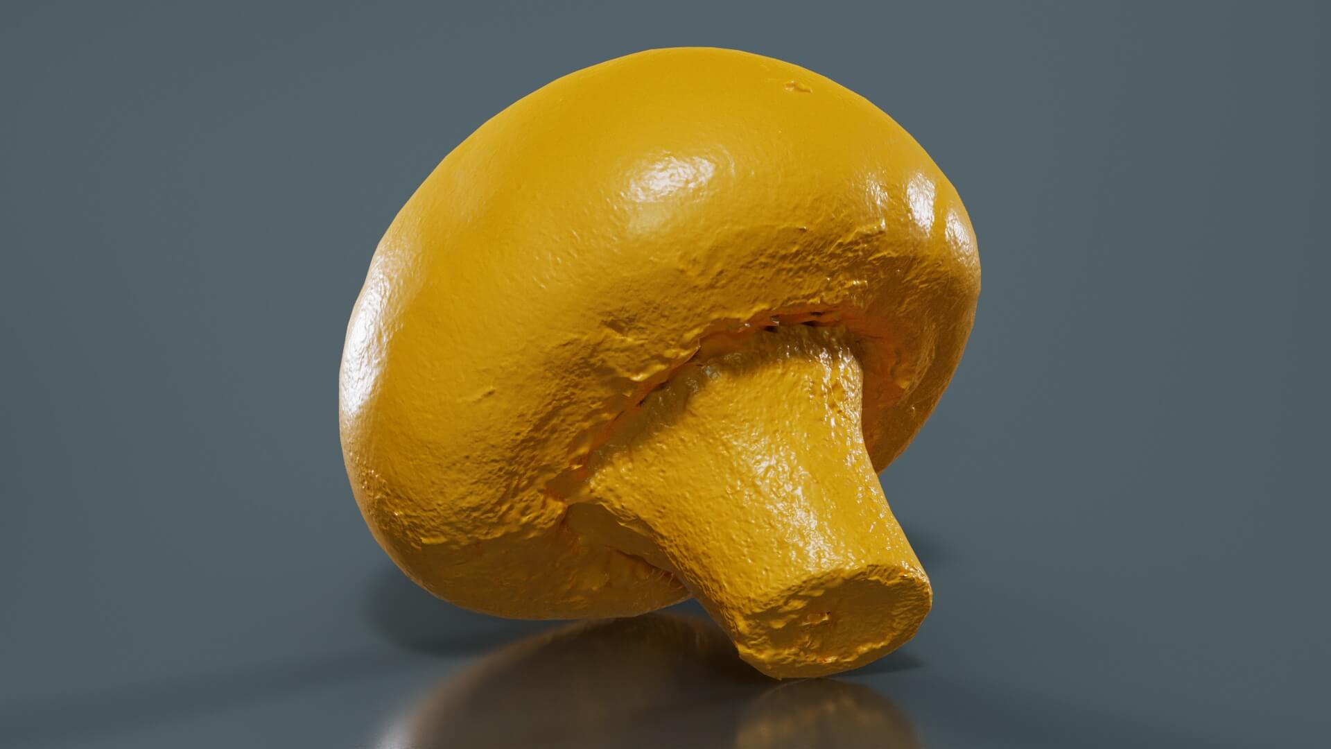 Mushroom Champignon - 3D Model by Polygonal Miniatures