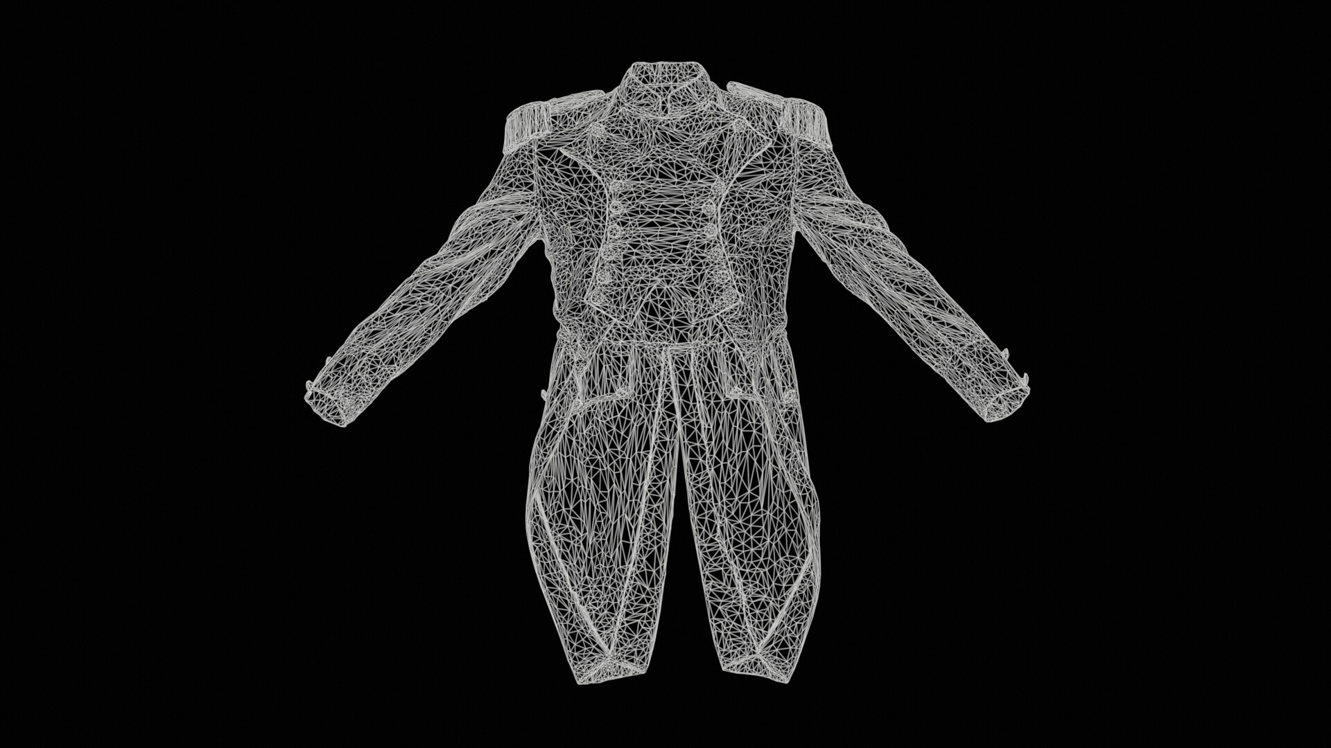 Napoleon Coat - 3D Model by Polygonal Miniatures