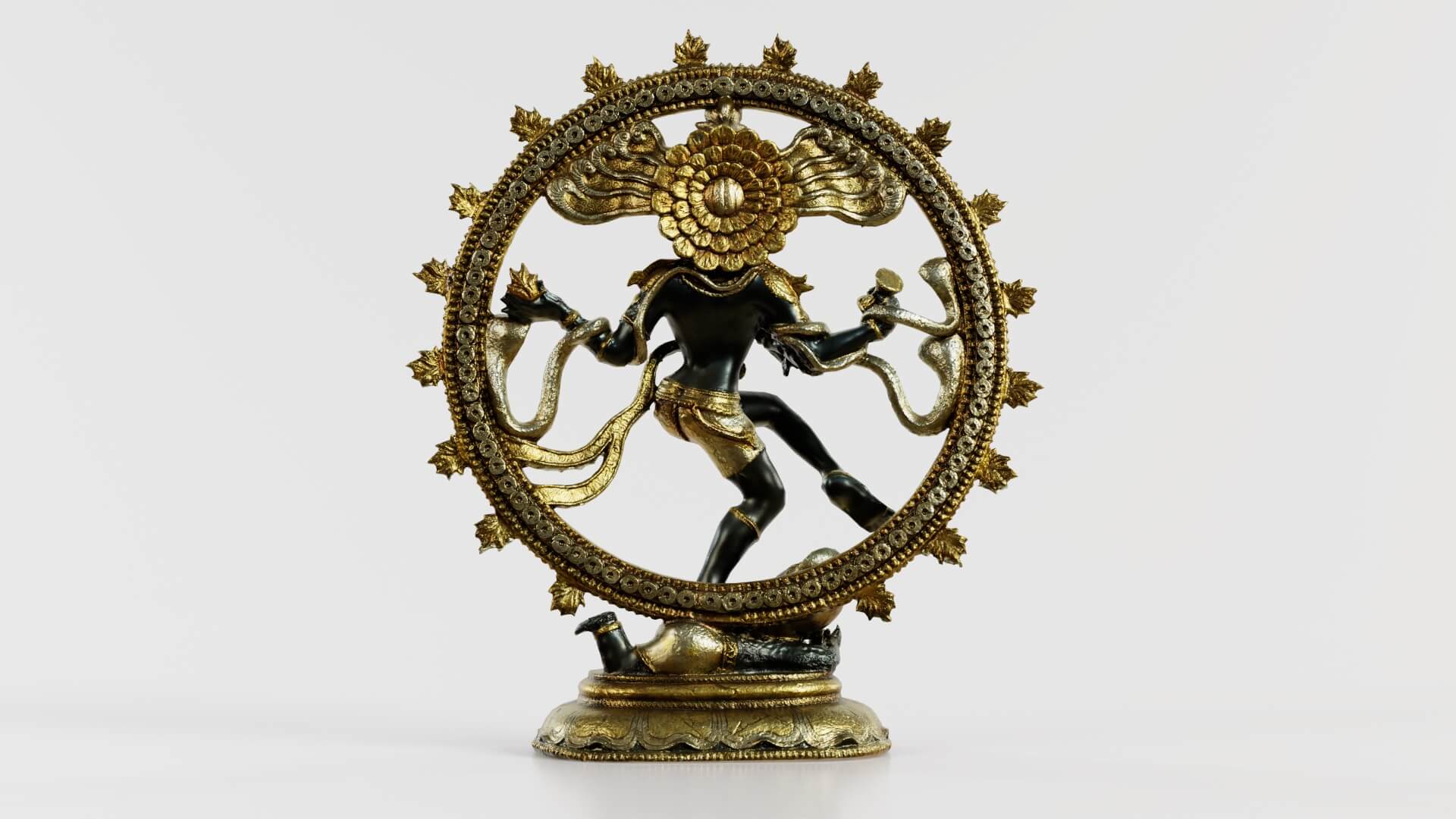 Nataraj Statue - 3D Model by Polygonal Miniatures