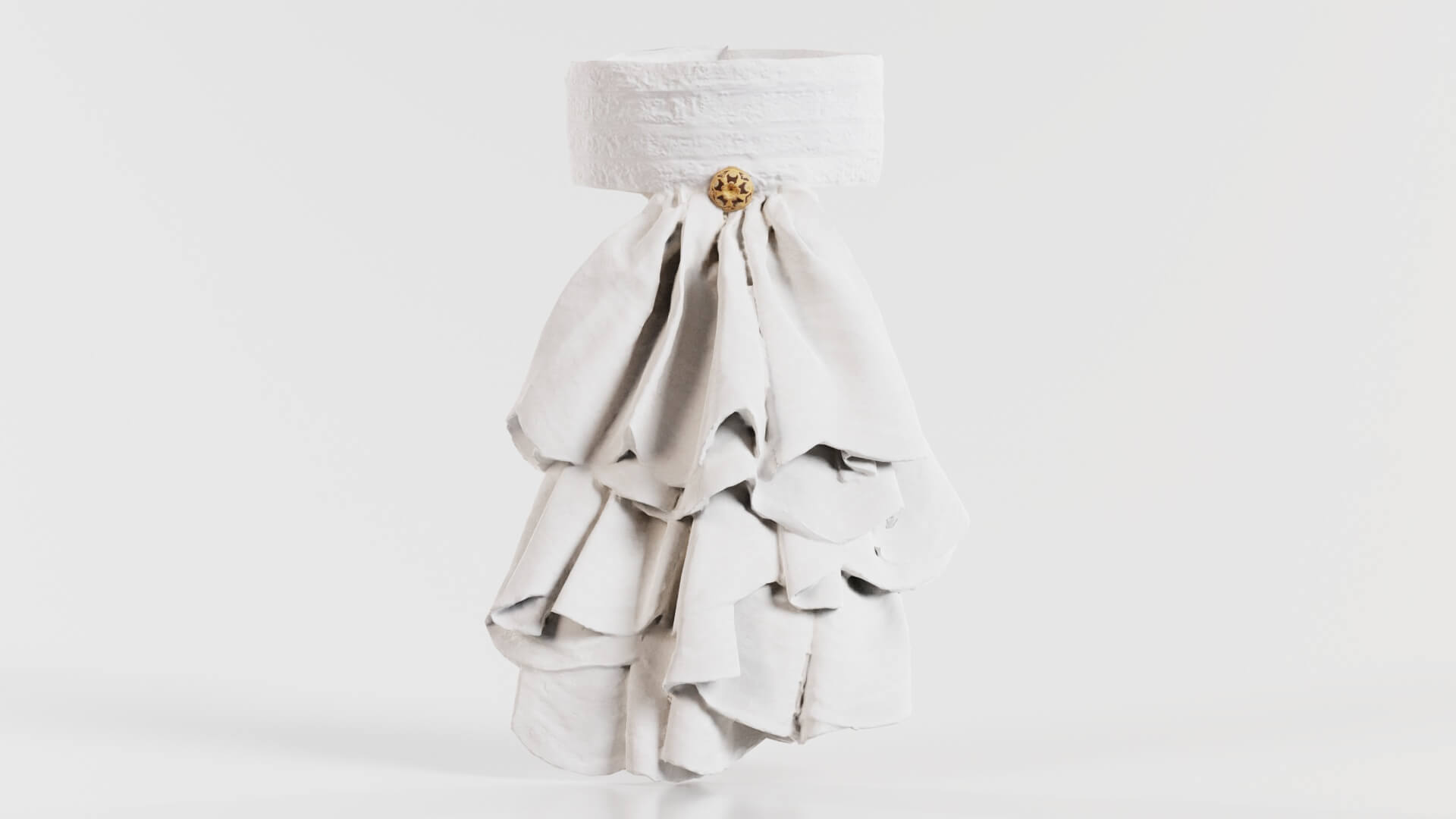 Neck Scarf - 3D Model by Polygonal Miniatures