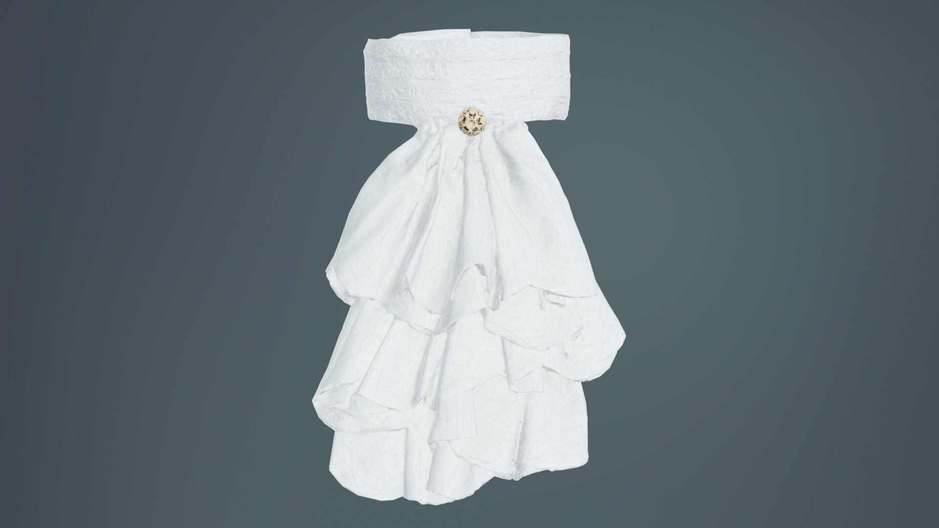 Neck Scarf - 3D Model by Polygonal Miniatures