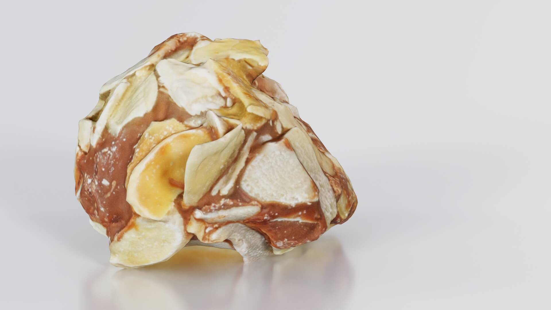 Nut Covered Praline - 3D Model by Polygonal Miniatures