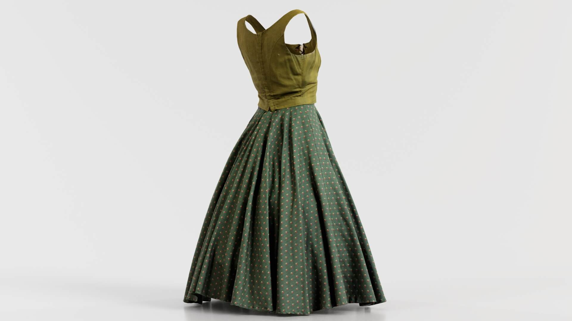 Oktoberfest Dress Spread - 3D Model by Polygonal Miniatures