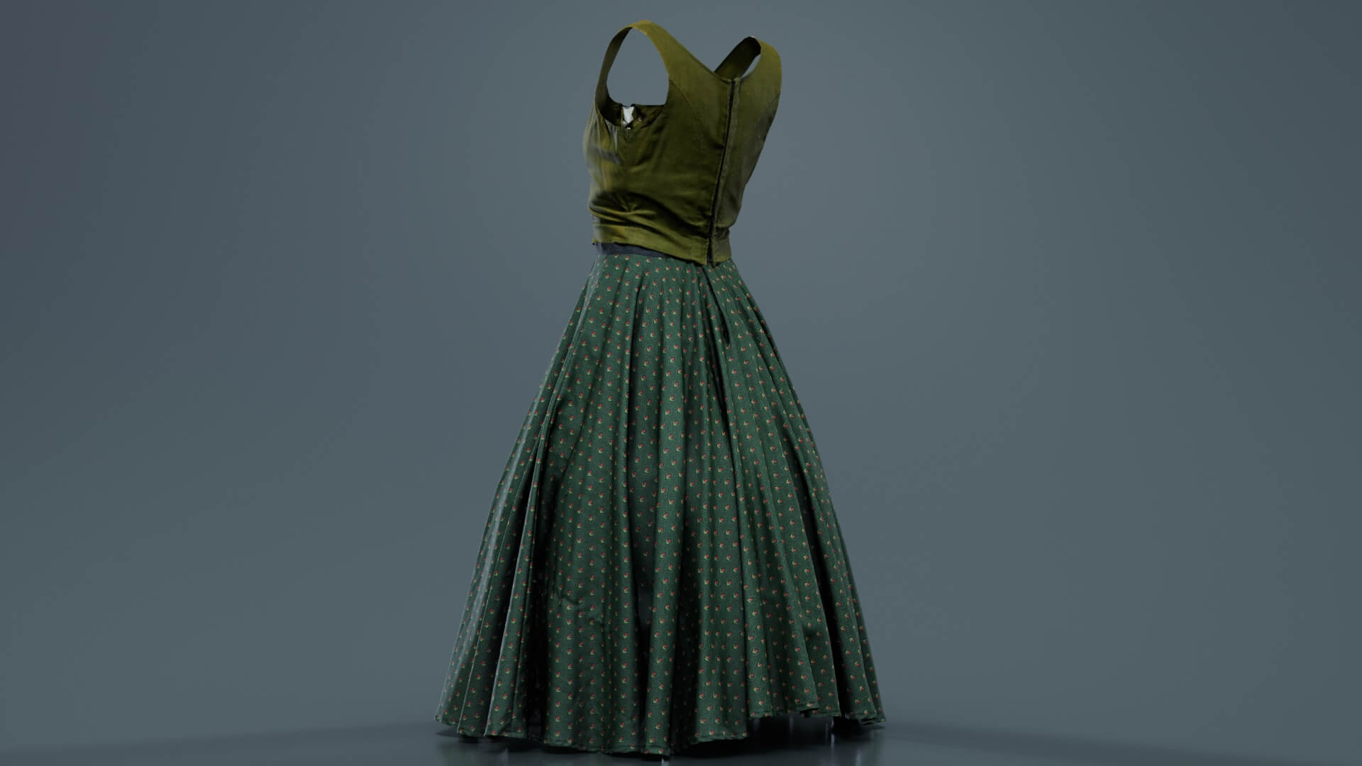 Oktoberfest Dress Spread - 3D Model by Polygonal Miniatures
