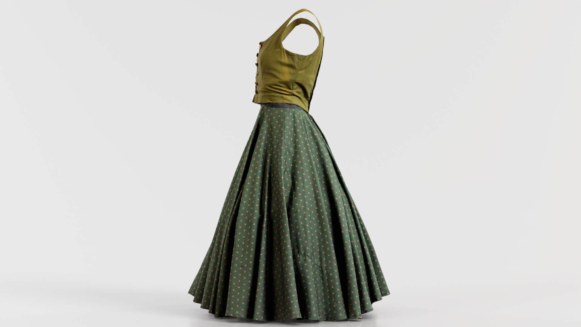 Oktoberfest Dress Spread - 3D Model by Polygonal Miniatures