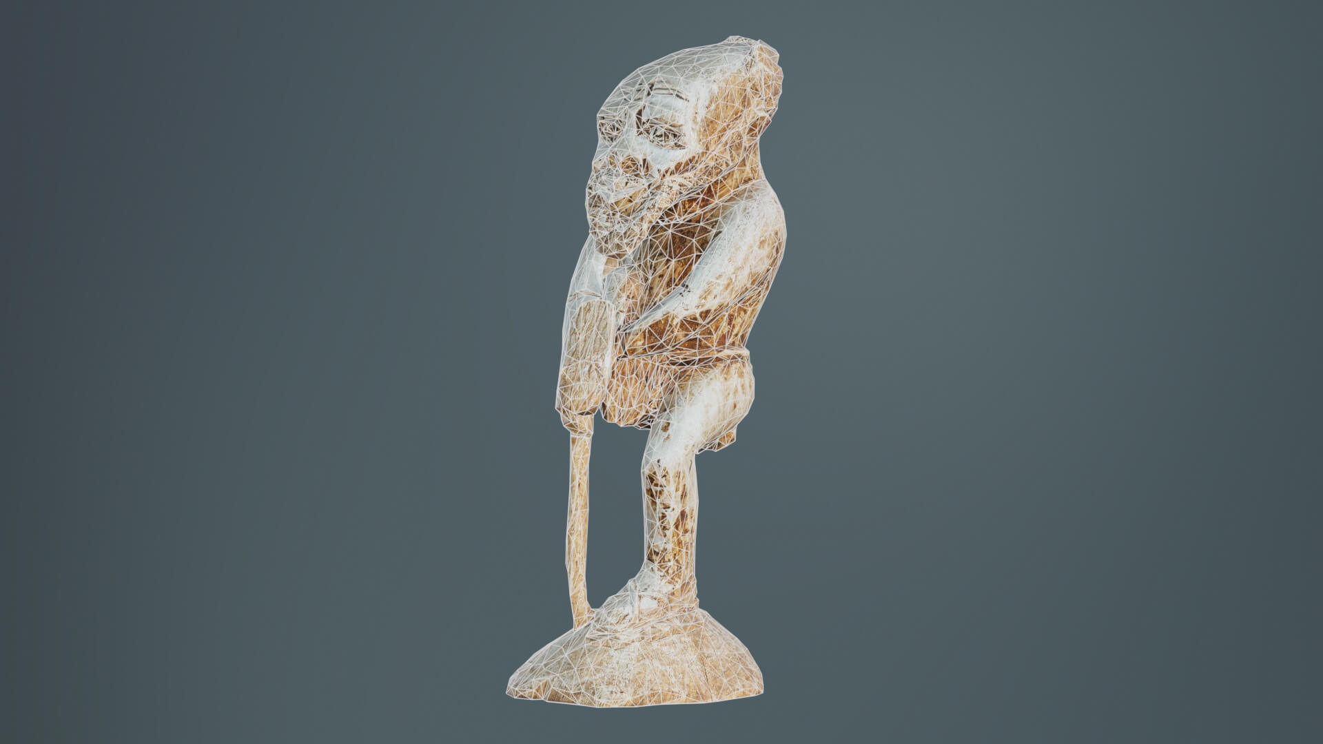 One Legged Man - 3D Model by Polygonal Miniatures