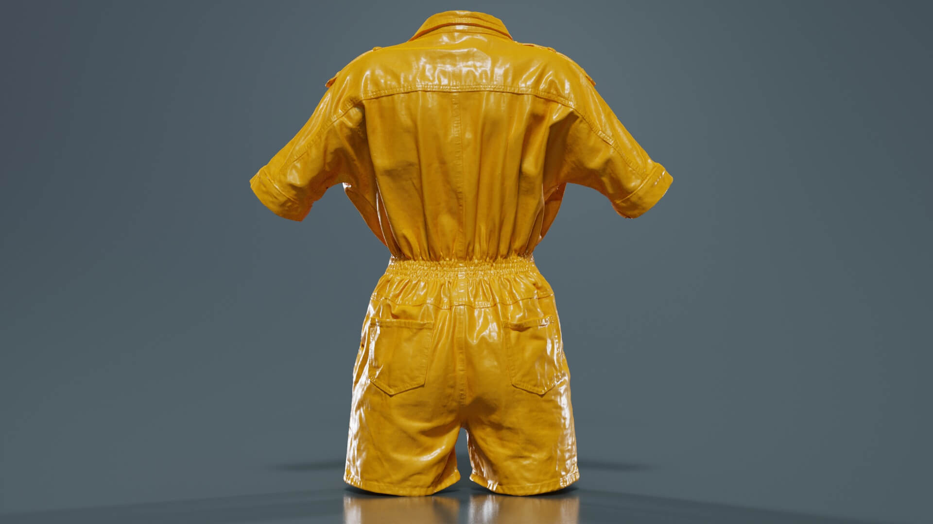 Open Jeans Romper - 3D Model by Polygonal Miniatures