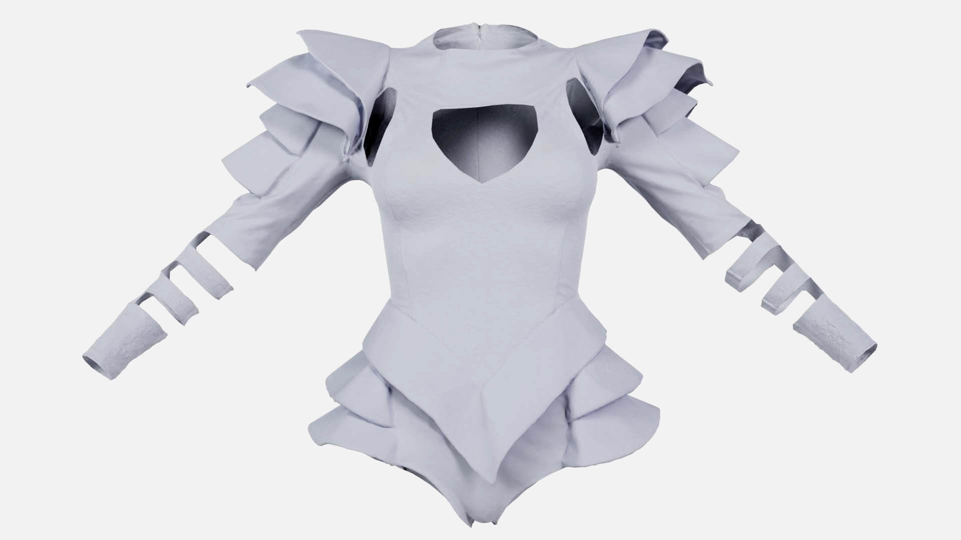 Pagode Bodysuit - 3D Model by Polygonal Miniatures