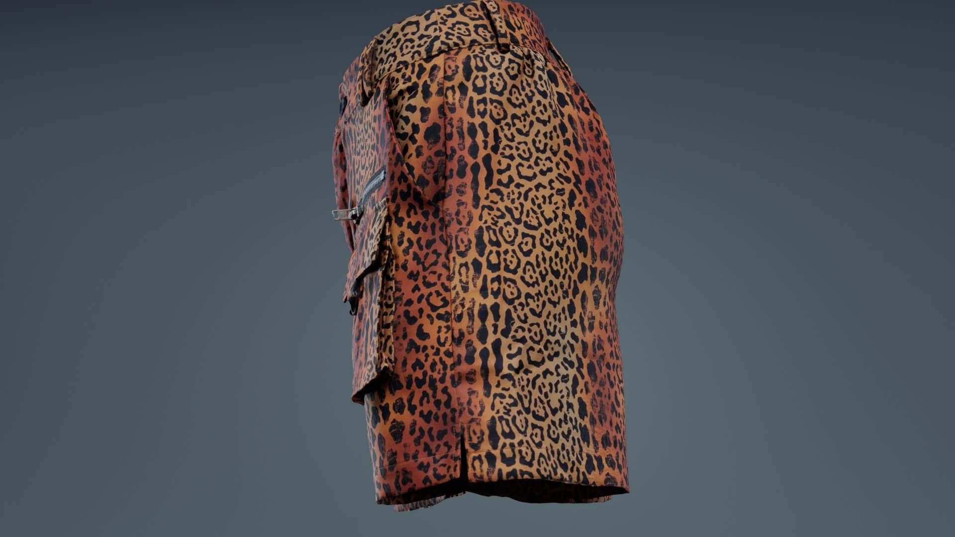 Panter Shorts - 3D Model by Polygonal Miniatures