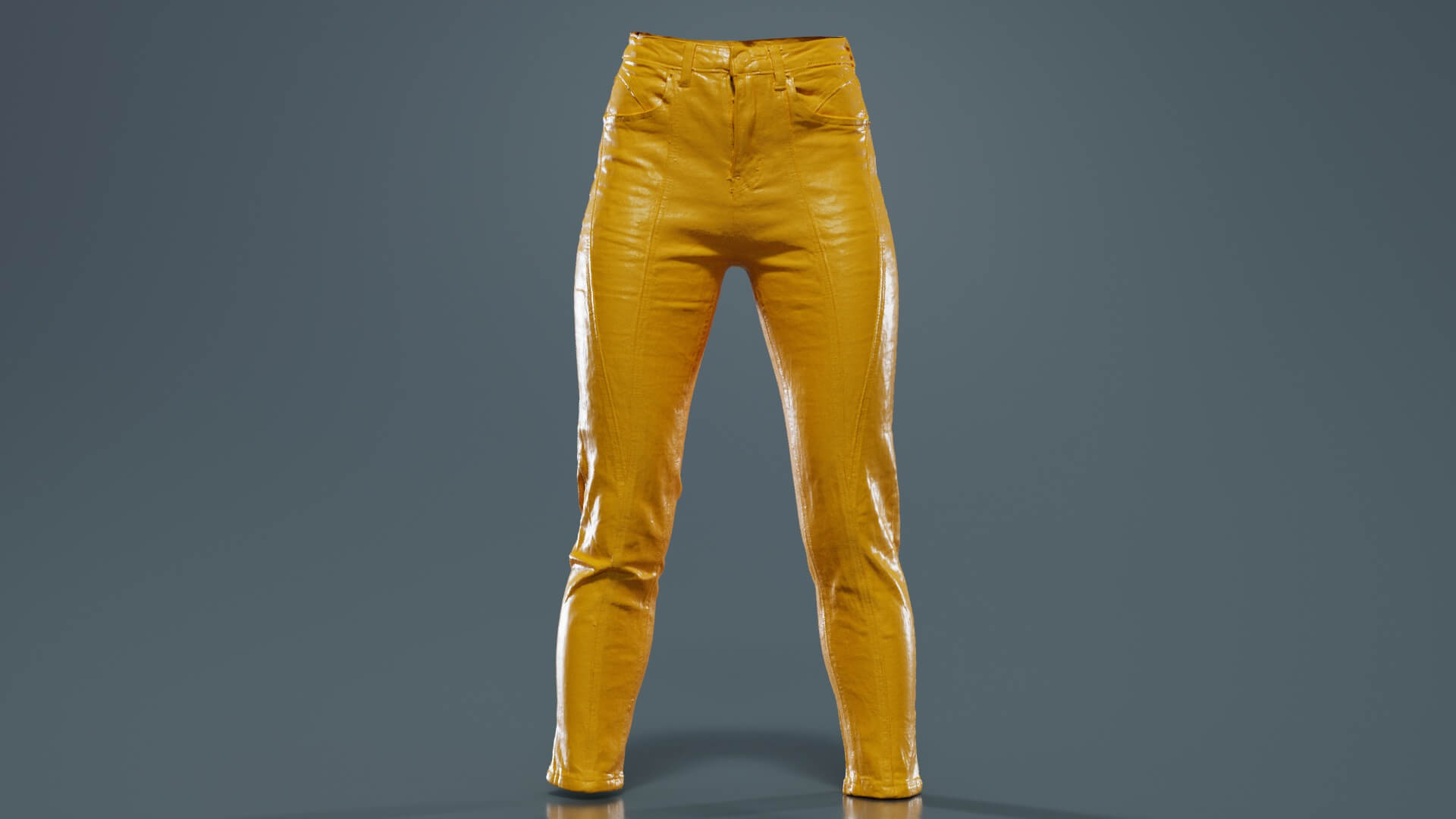 Patchy Jeans Trousers - 3D Model by Polygonal Miniatures