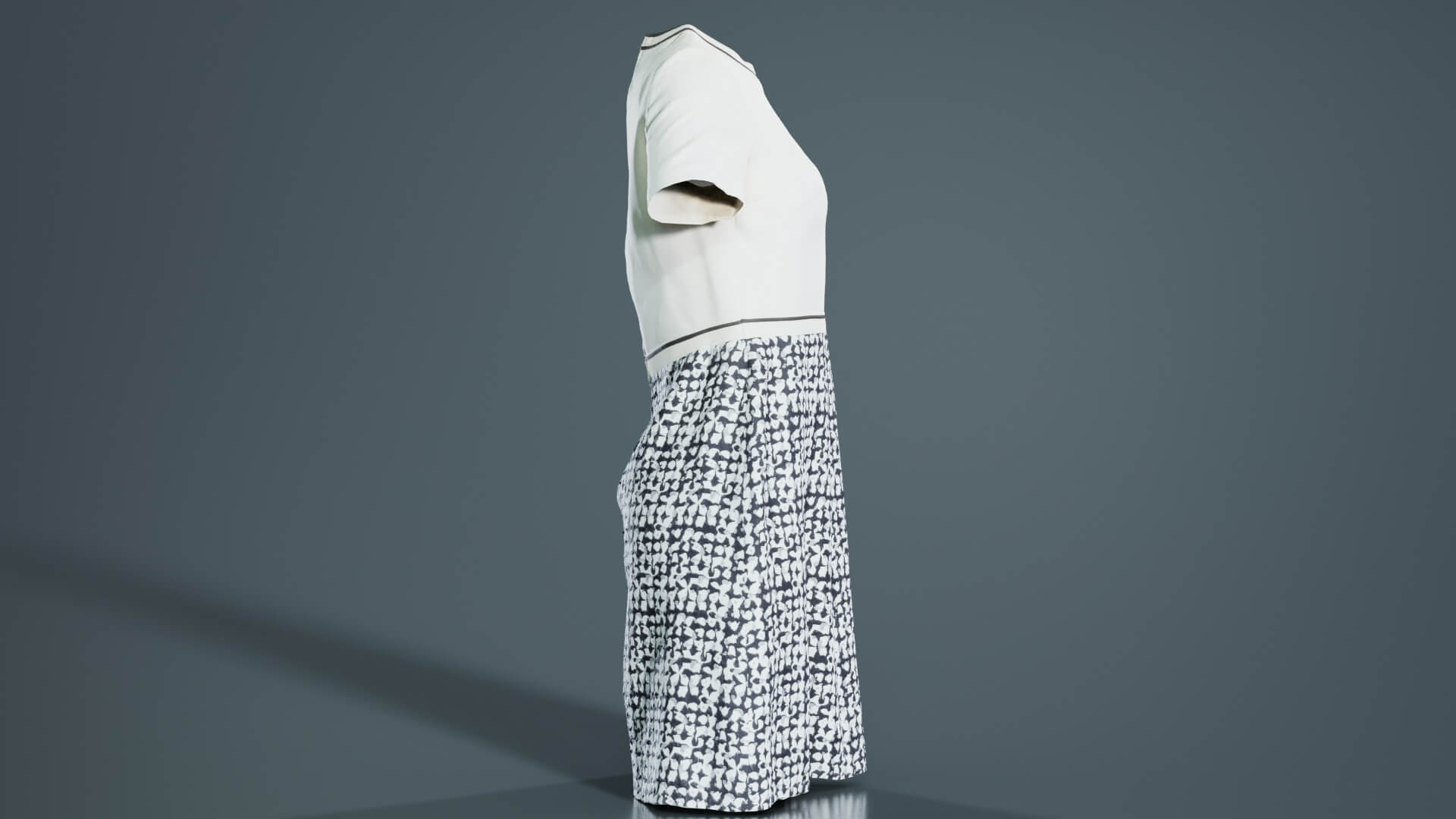 Pattern Dress - 3D Model by Polygonal Miniatures