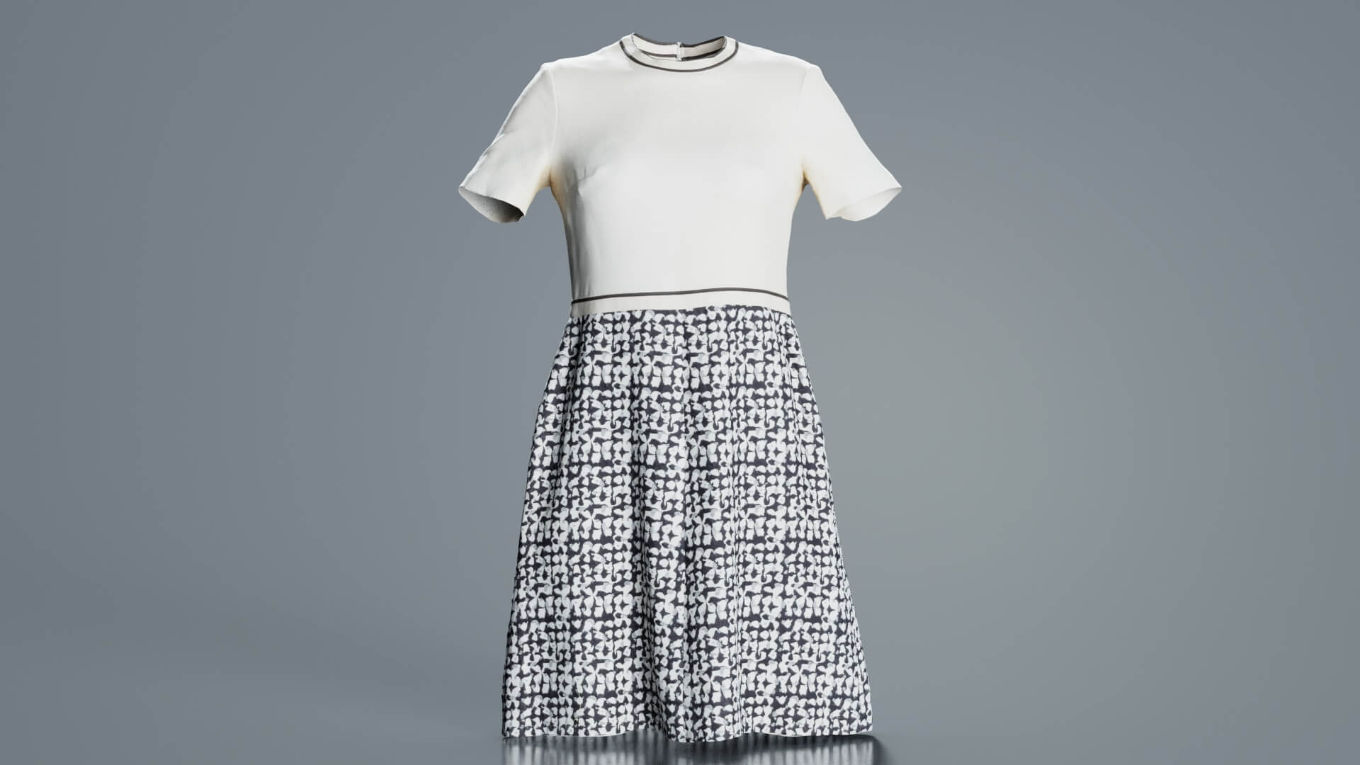 Pattern Dress - 3D Model by Polygonal Miniatures