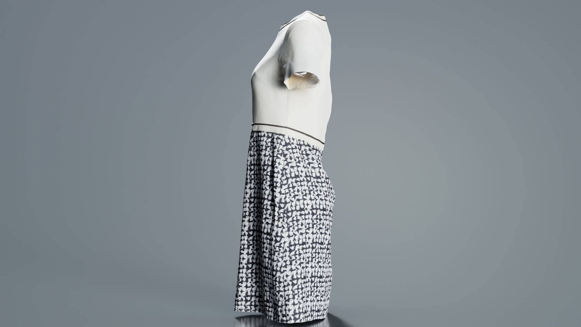 Pattern Dress - 3D Model by Polygonal Miniatures
