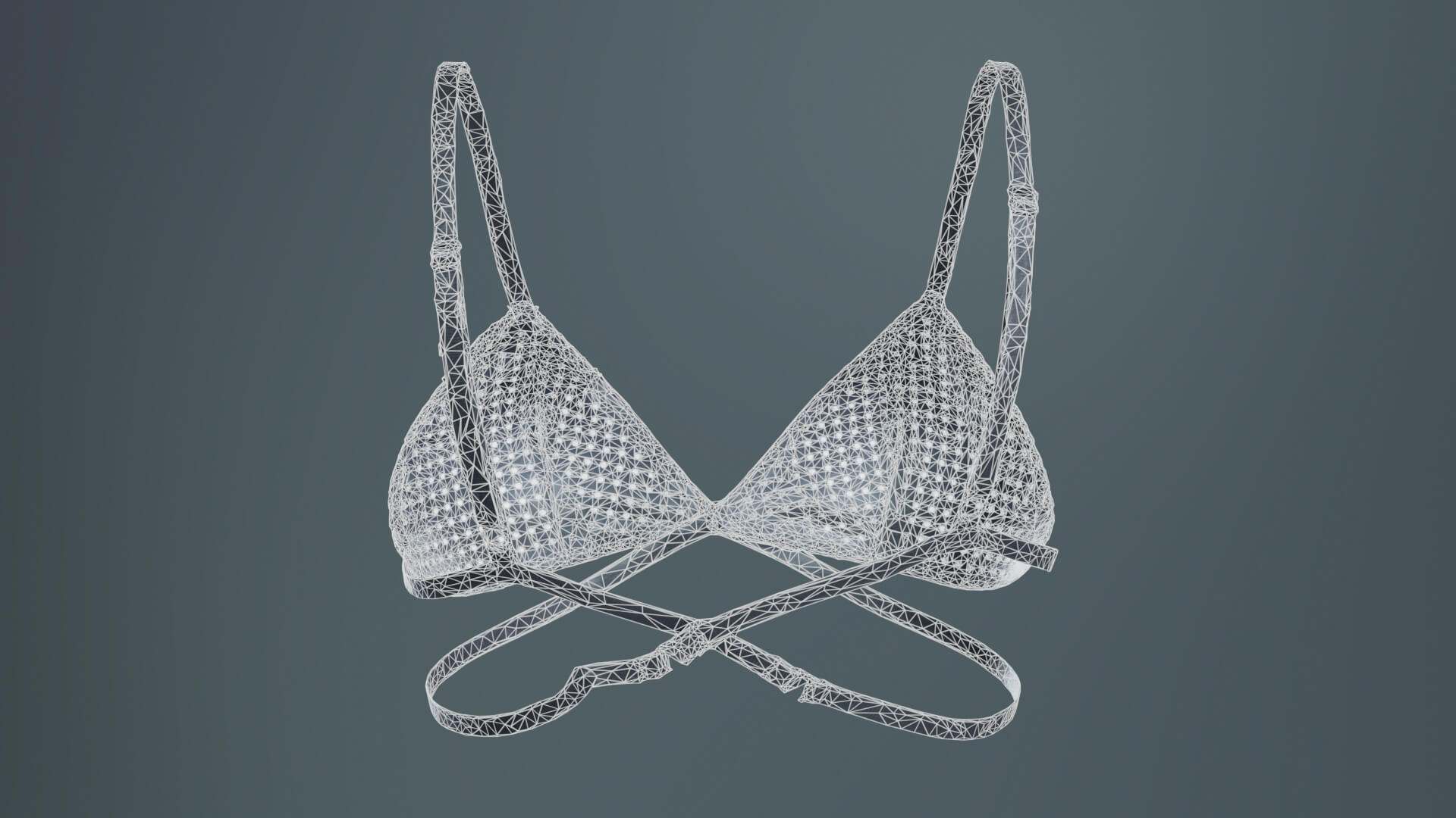 Perforated Lingerie Top - 3D Model by Polygonal Miniatures