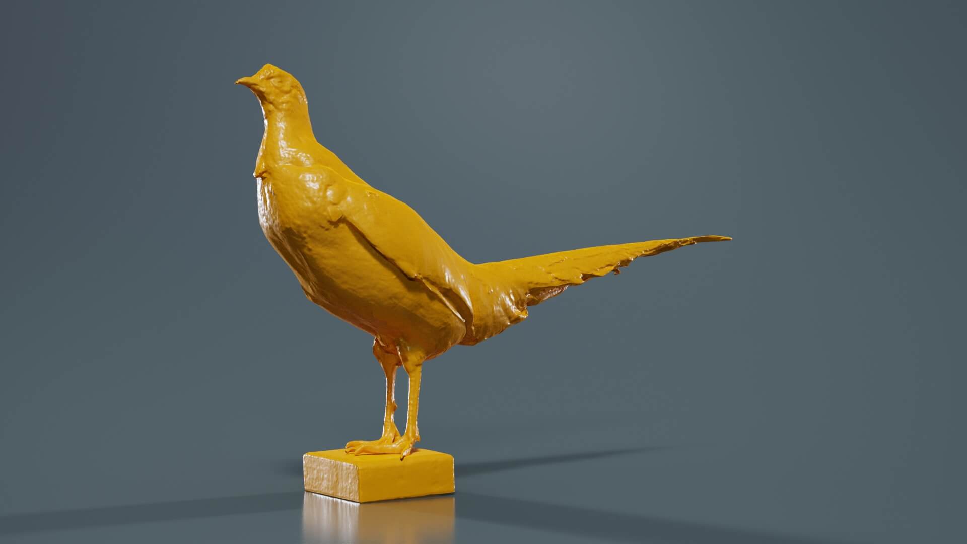 Pheasant Phasianidae Galliformes - 3D Model by Polygonal Miniatures