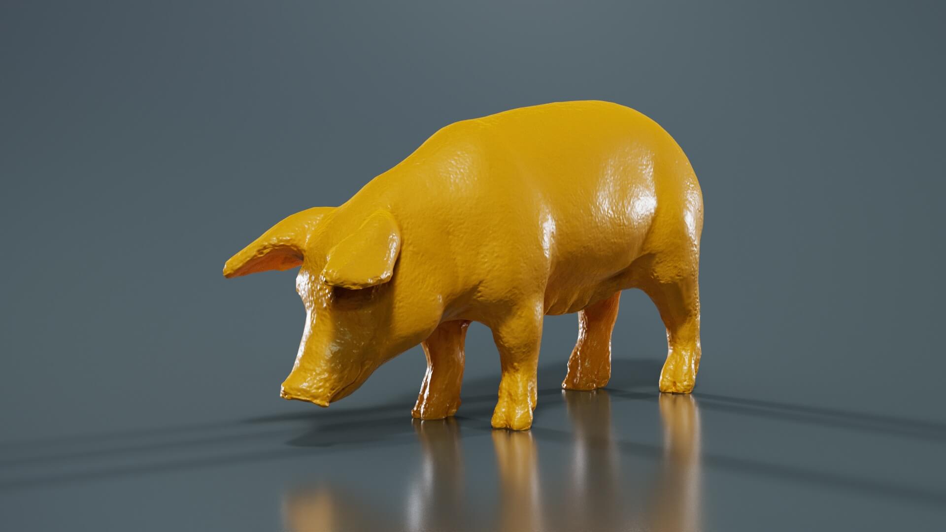 Pig - 3D Model by Polygonal Miniatures