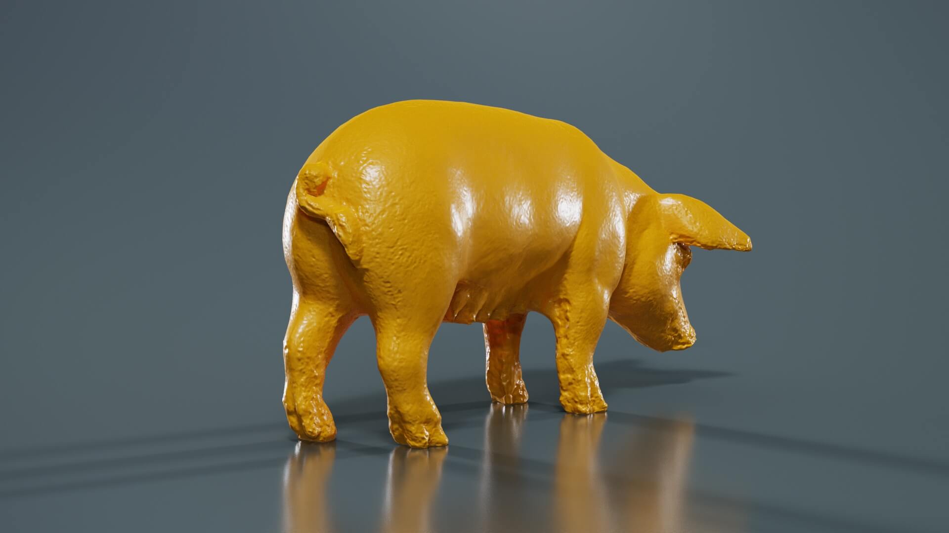 Pig - 3D Model by Polygonal Miniatures