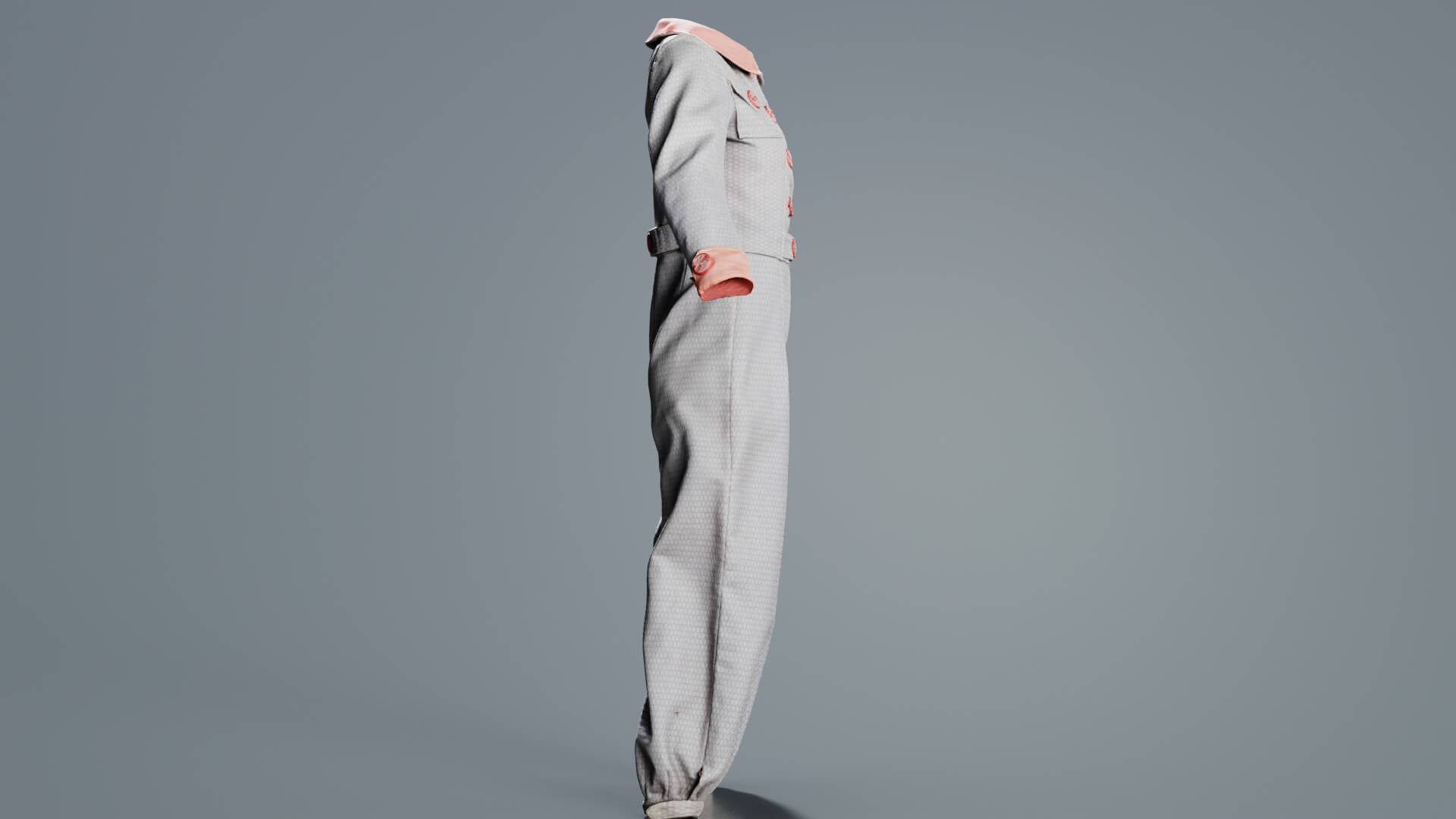 Pilot Bodysuit Closed - 3D Model by Polygonal Miniatures