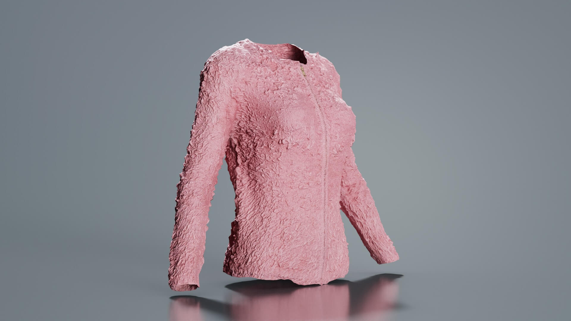 Pink Fur Top - 3D Model by Polygonal Miniatures