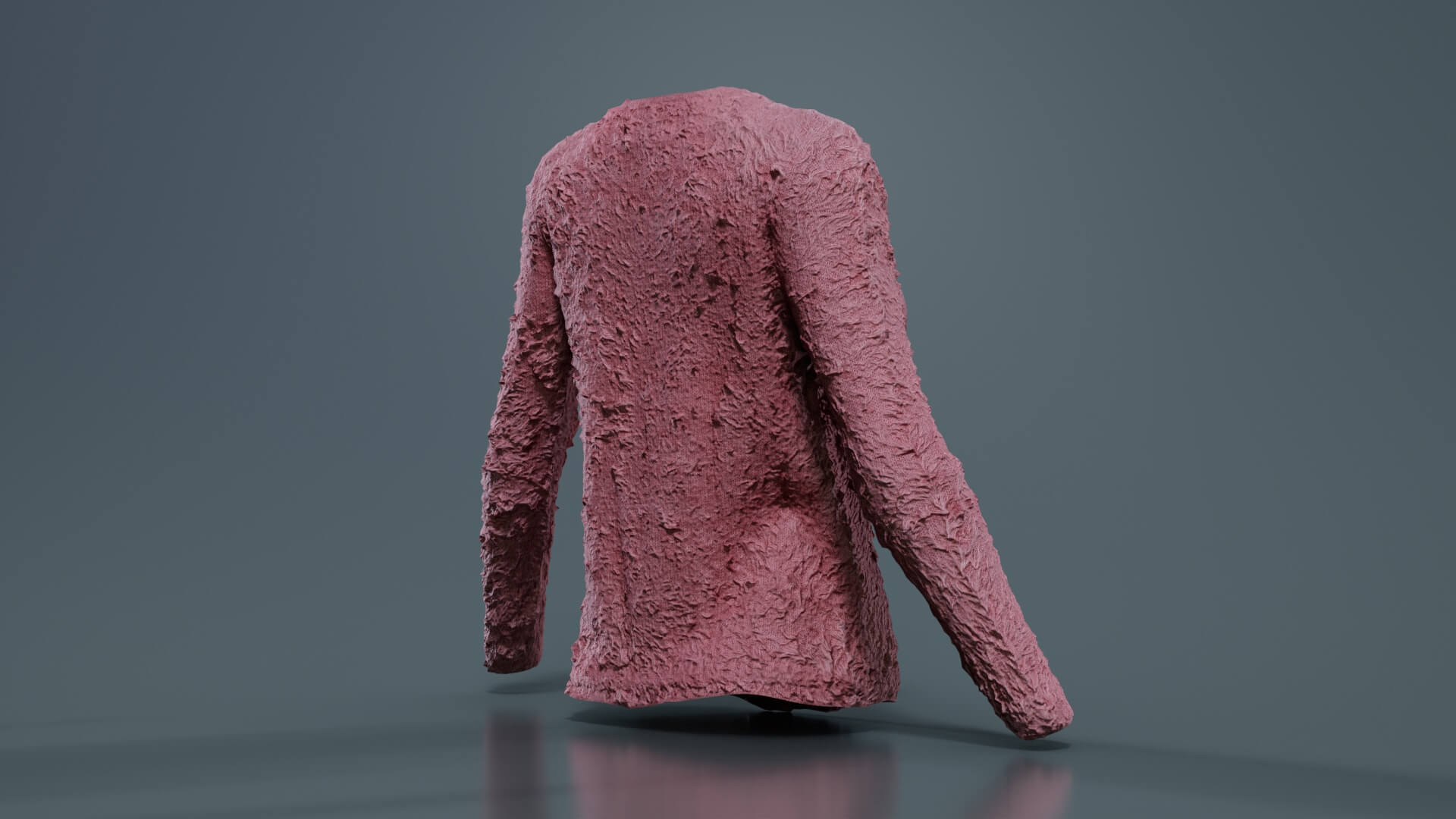 Pink Fur Top - 3D Model by Polygonal Miniatures
