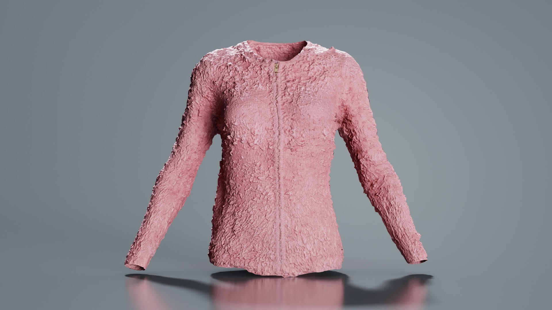 Pink Fur Top - 3D Model by Polygonal Miniatures