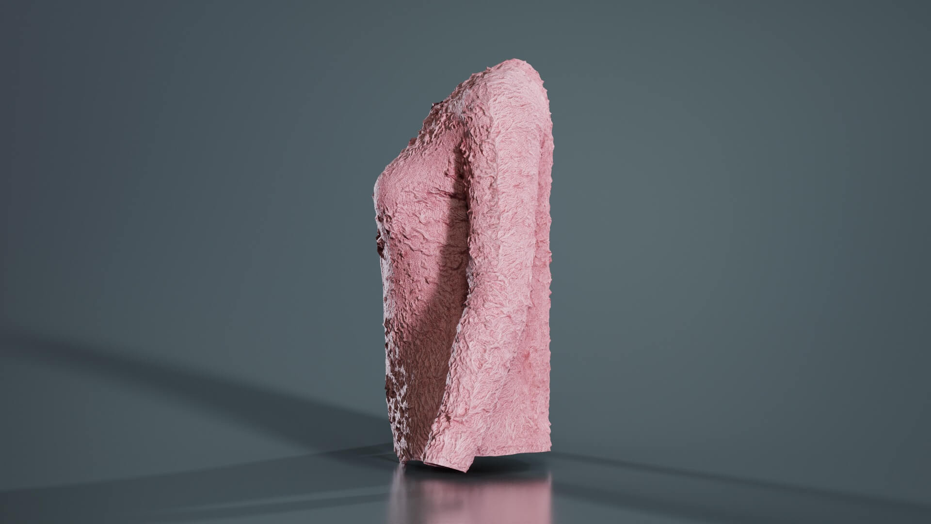 Pink Fur Top - 3D Model by Polygonal Miniatures