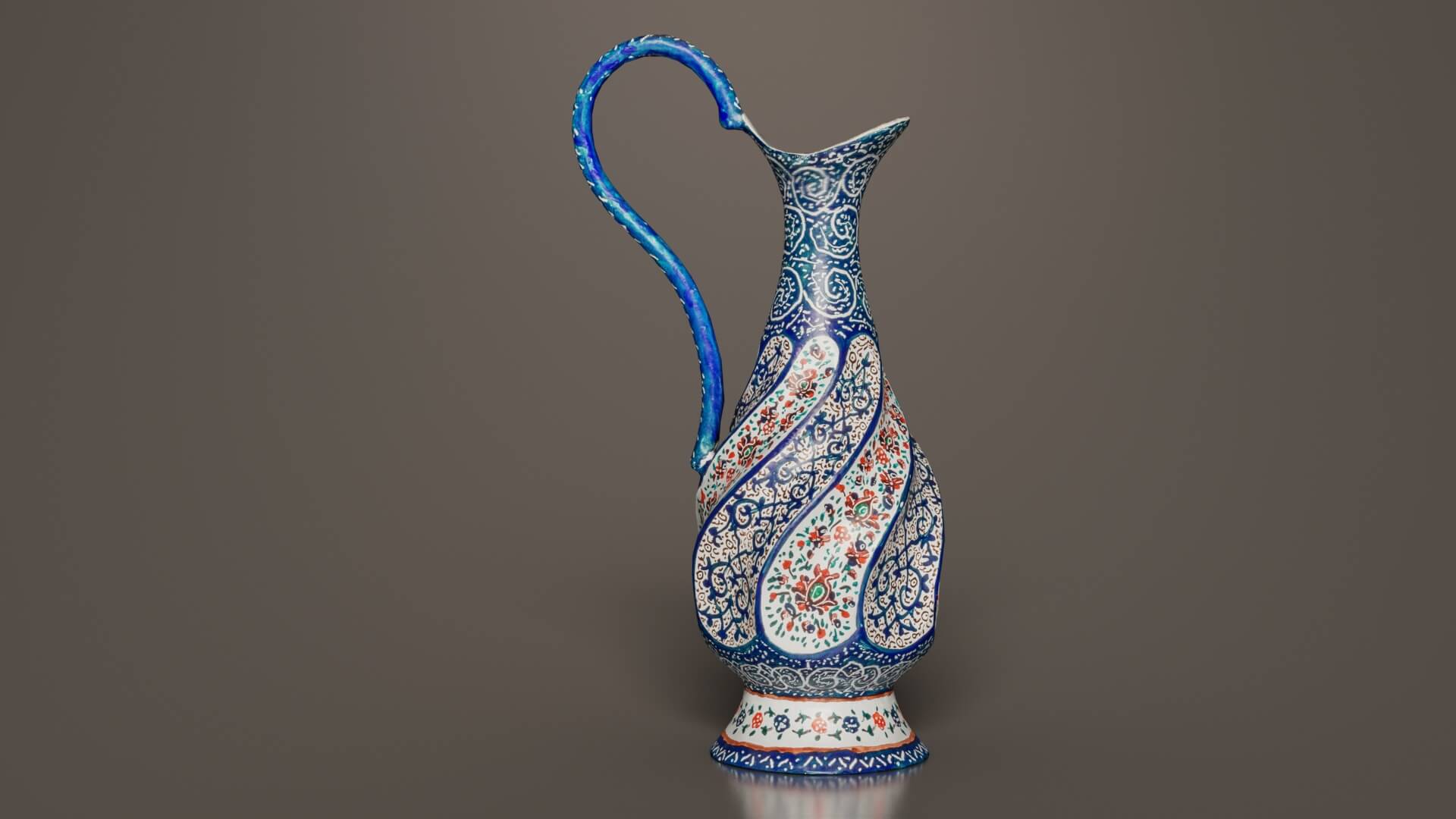 Pitcher - 3D Model by Polygonal Miniatures