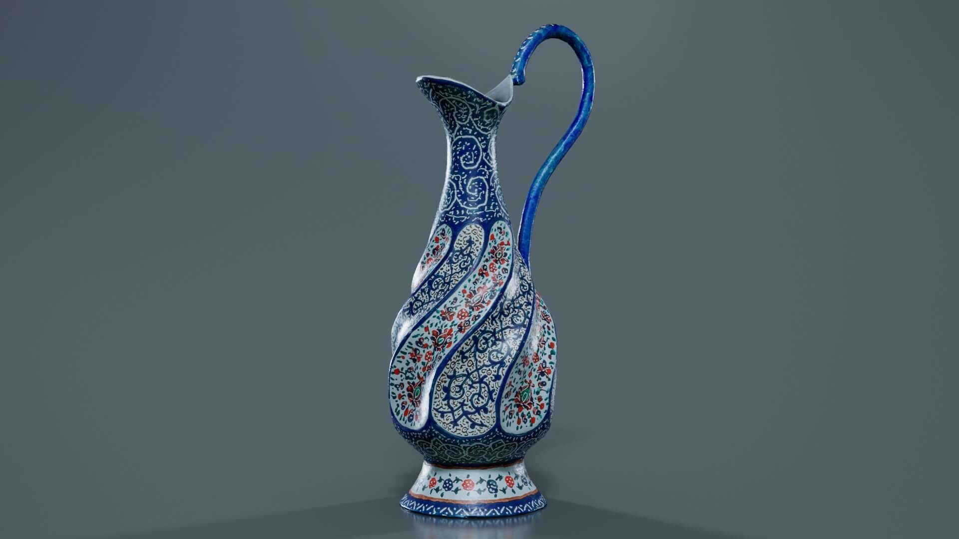 Pitcher - 3D Model by Polygonal Miniatures