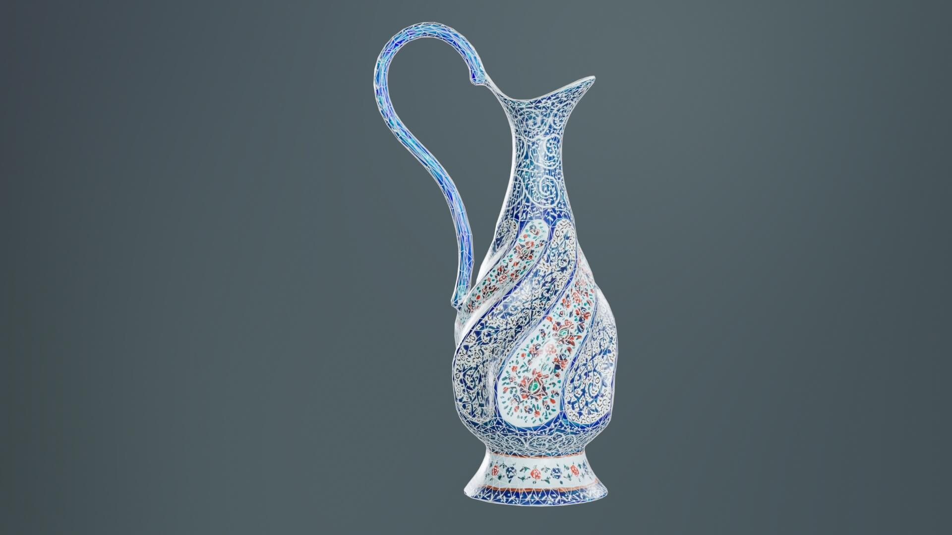 Pitcher - 3D Model by Polygonal Miniatures