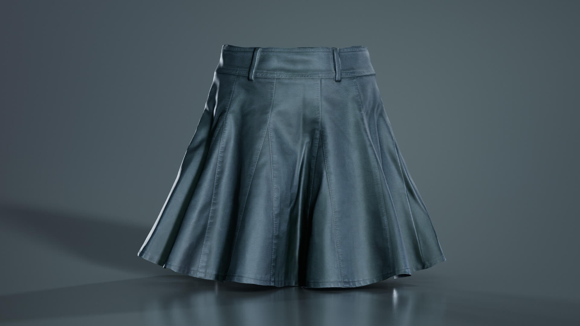 Plaid Skirt - 3D Model by Polygonal Miniatures