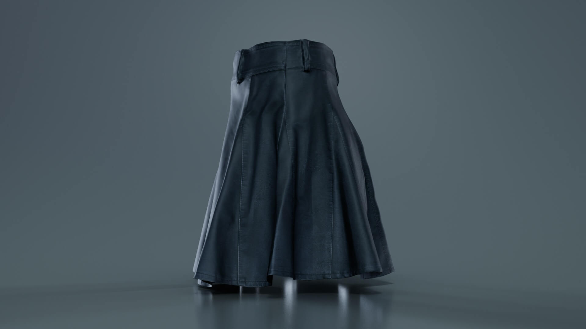 Plaid Skirt - 3D Model by Polygonal Miniatures